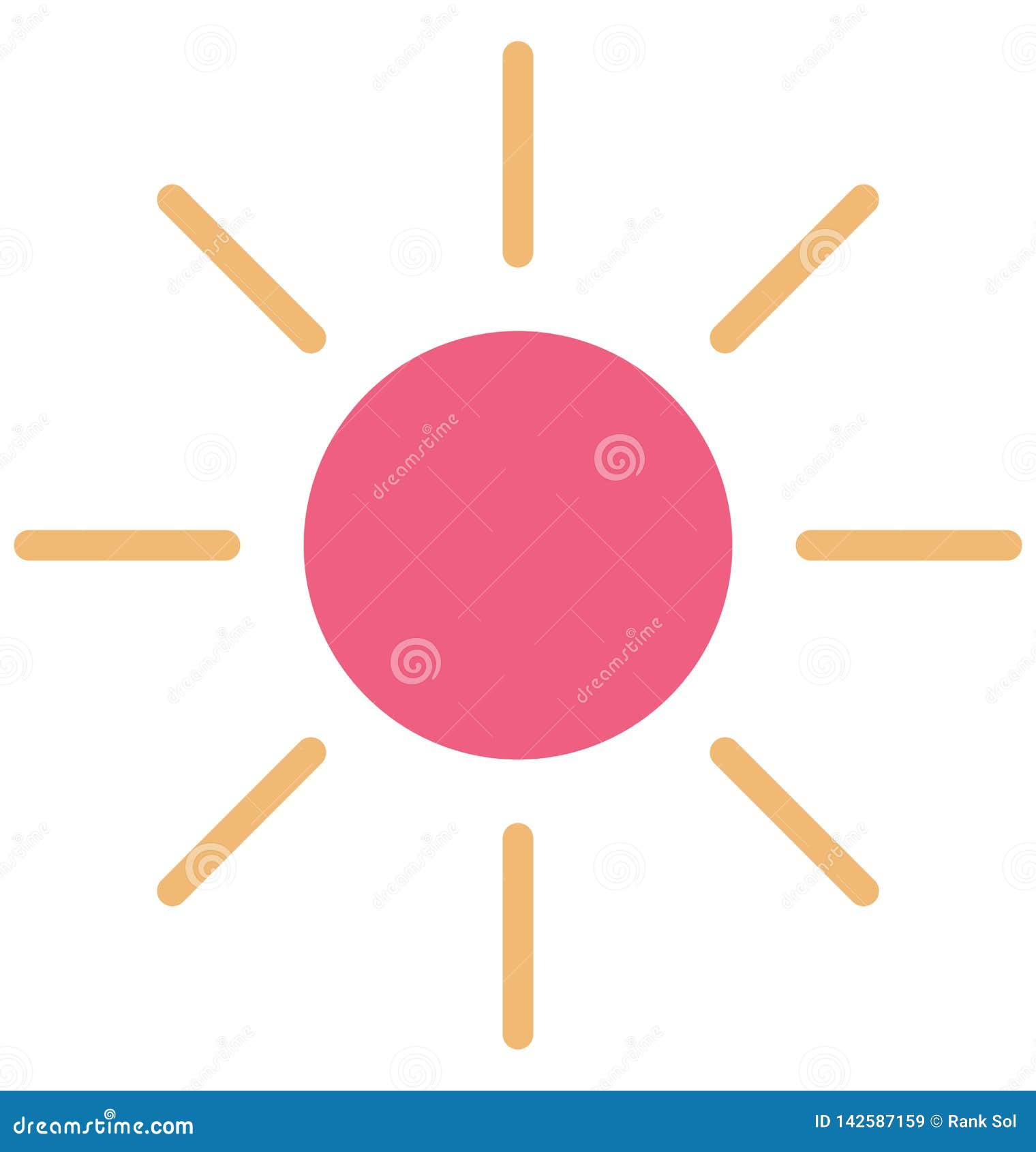 Daylight Isolated Vector Icon Which Can Easily Modify or Edit Stock ...
