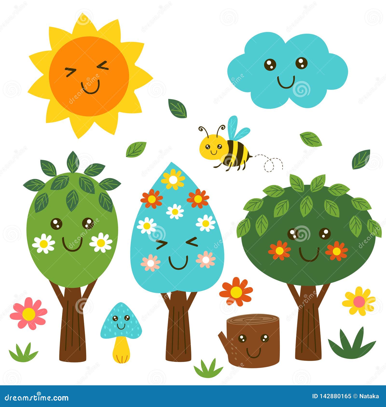 Funny Forest Animals. Very Realistic Animals In Png Format. Isolates On ...