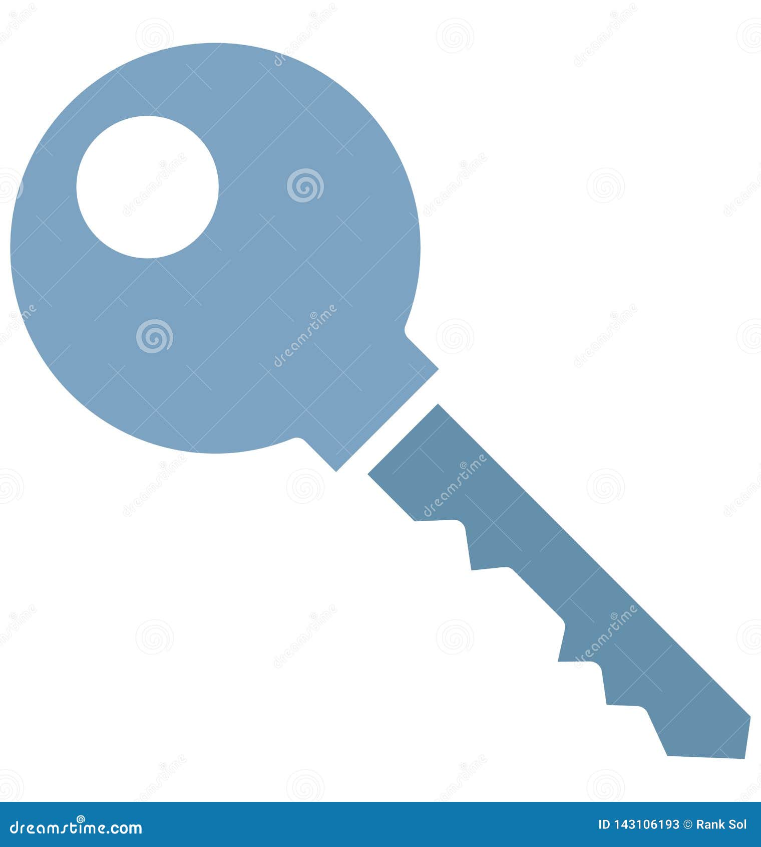 Key Isolated Vector Icon Which Can Easily Modify or Edit Stock Vector ...