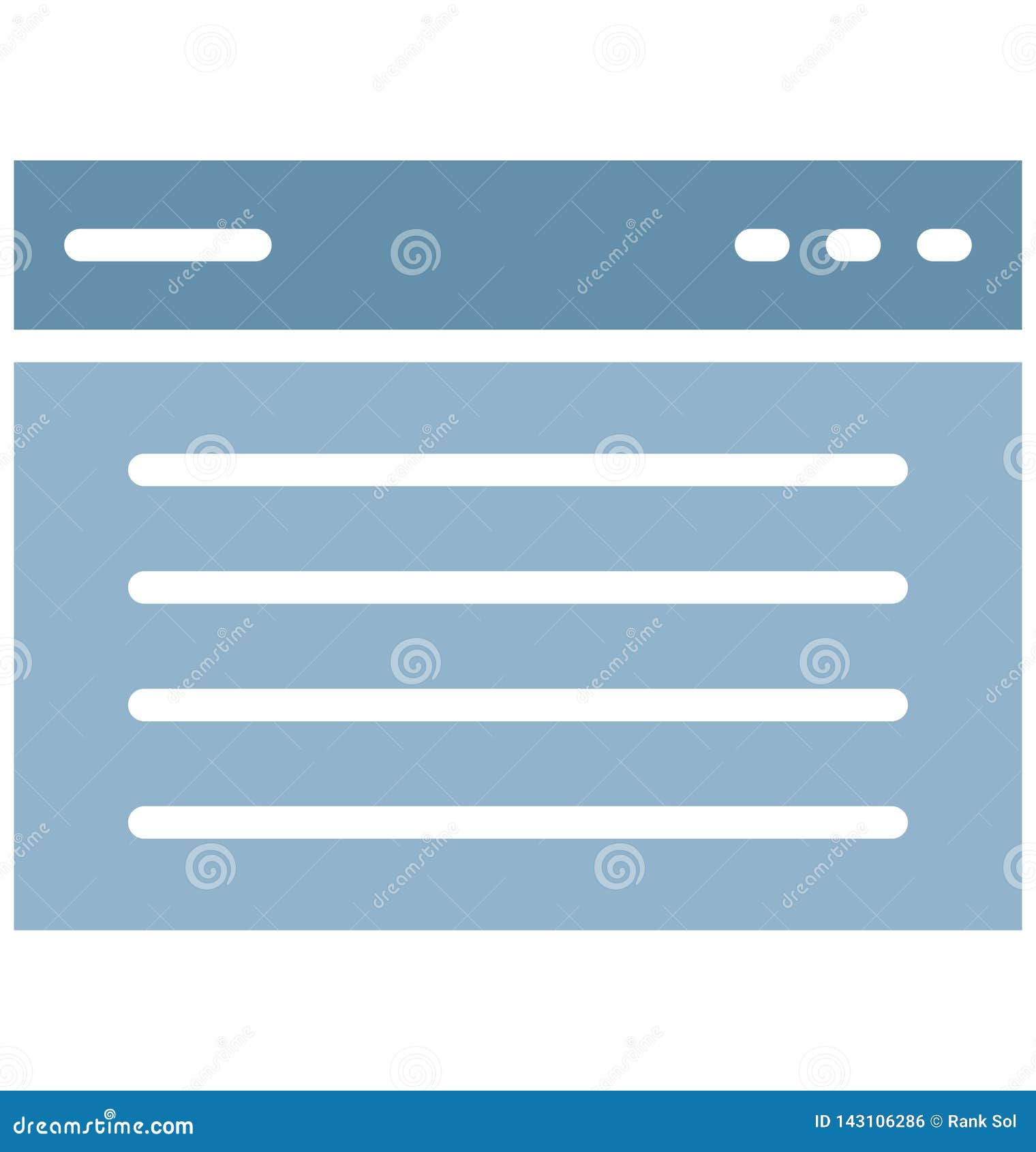 Tab Isolated Vector Icon Which Can Easily Modify or Edit Stock Vector ...