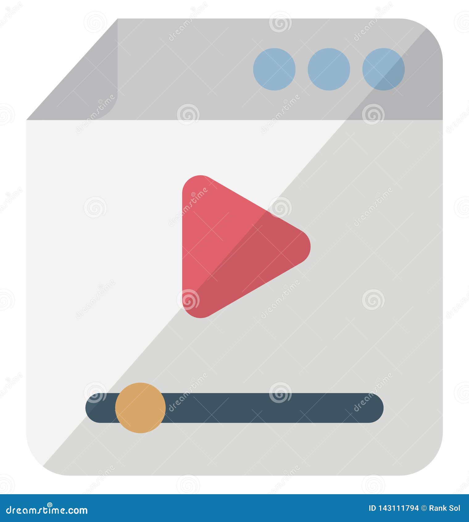 Video Blog Vector Icon Which Can Easily Modify or Edit Stock Vector ...