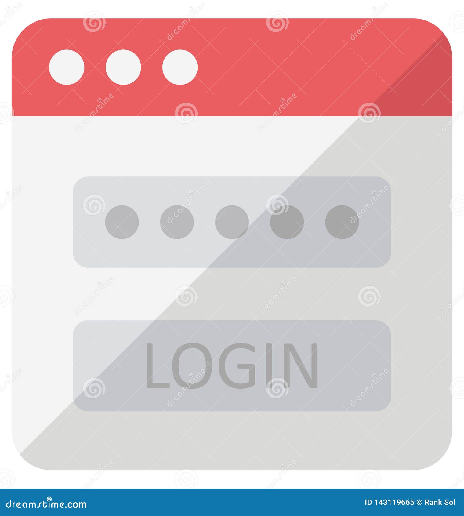 Online Account Vector Icon Which Can Easily Modify or Edit Stock ...
