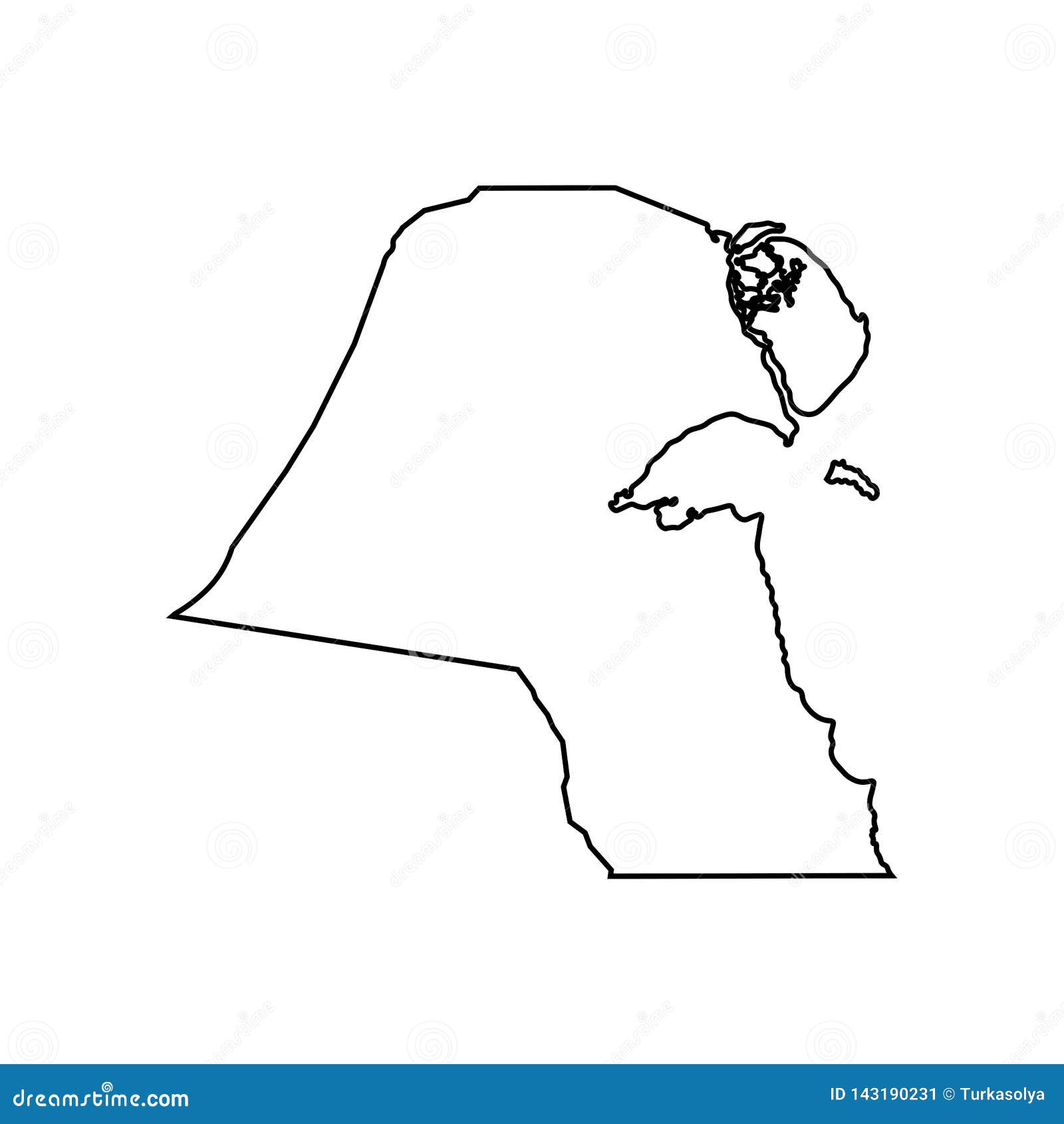 Vector Isolated Illustration Icon with Simplified Map of State of ...