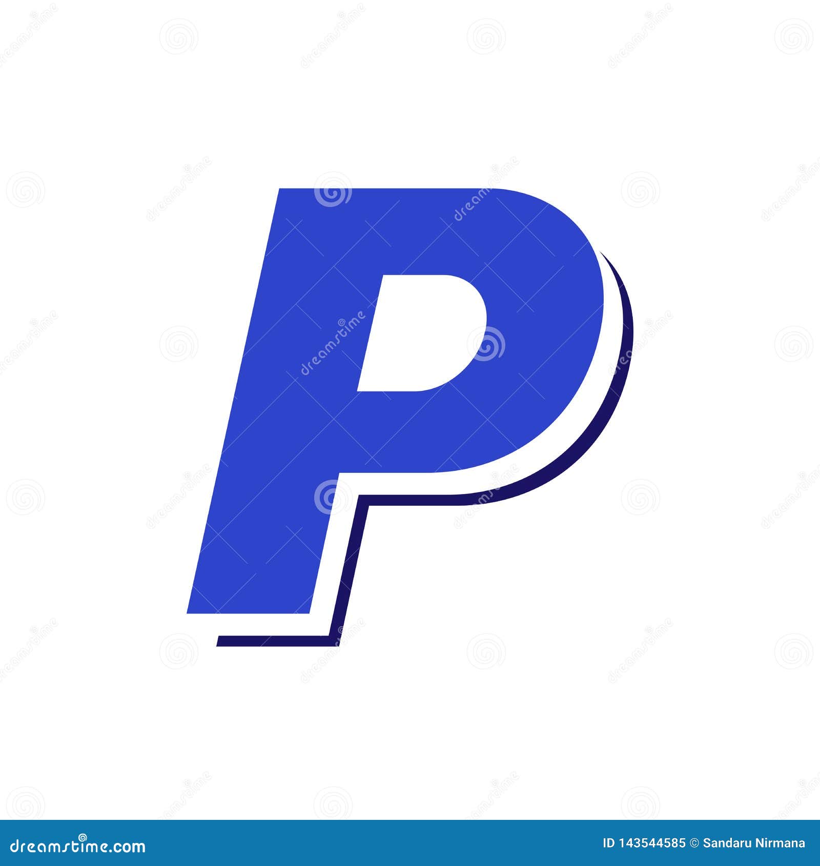 PayPal Online Bank Logo Button Icon in Blue Vector with Modern Gradient ...
