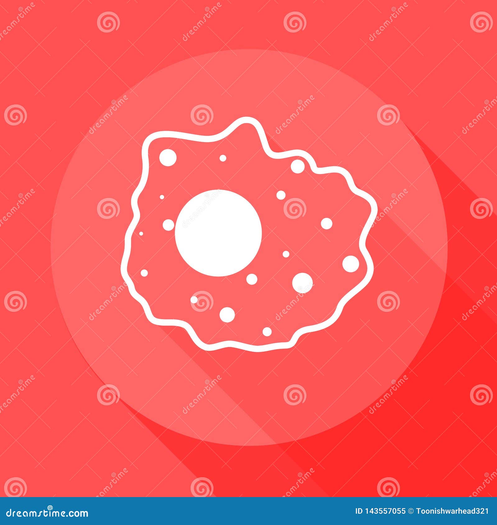 Macrophage Cell Engulfs Pathogens. Illustration Human Immune System ...