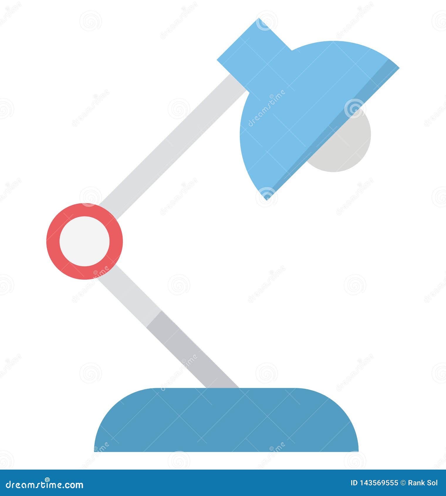 Desk Lamp Isometric Isolated Vector Icon Which Can Be Easily Modified ...