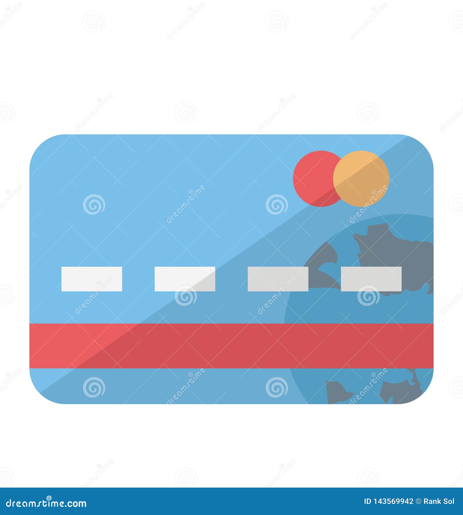 Bank Card Isometric Isolated Vector Icon Which Can Be Easily Modified ...