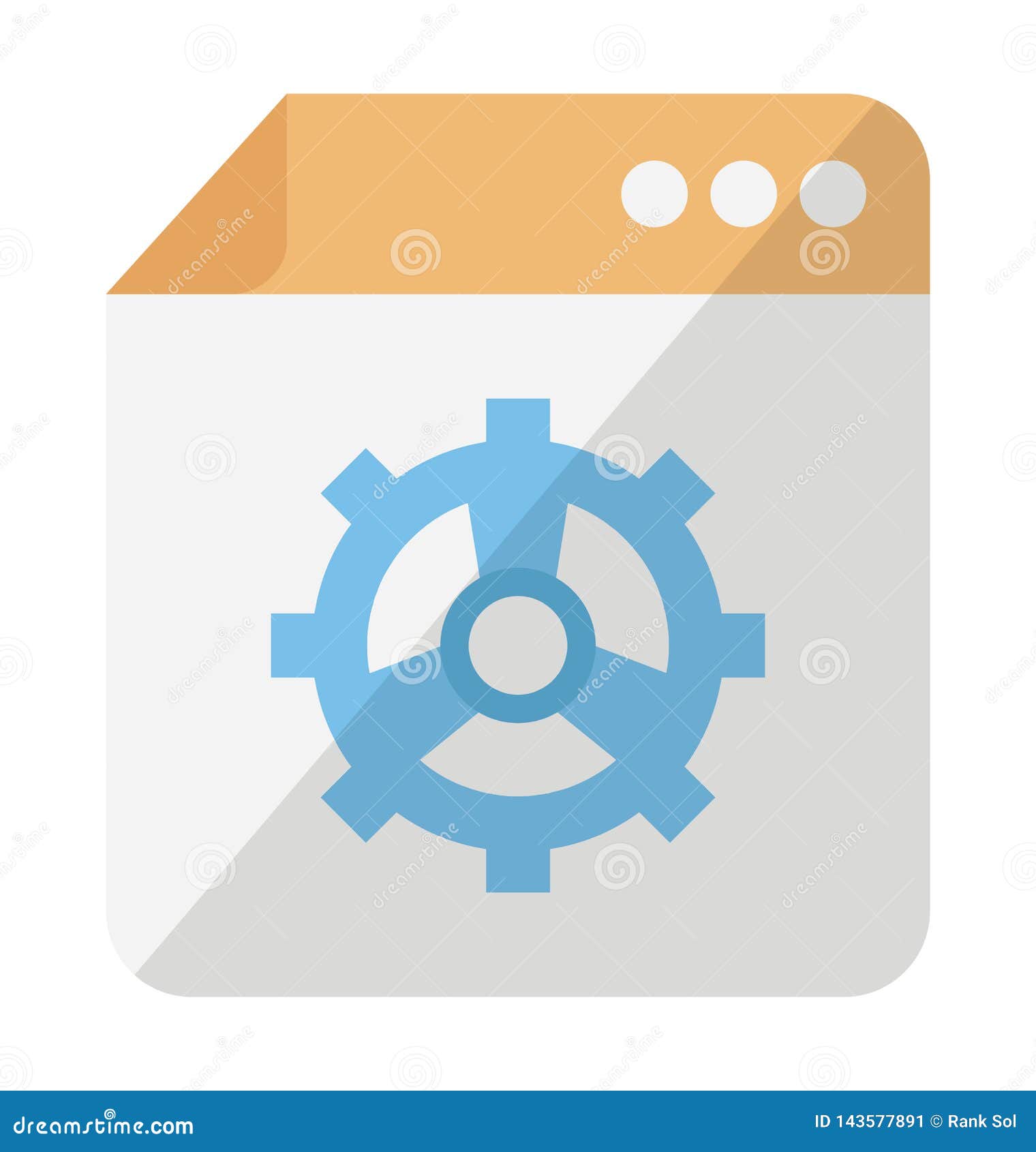 Web Configuration Isometric Isolated Vector Icon Which Can Be Easily ...