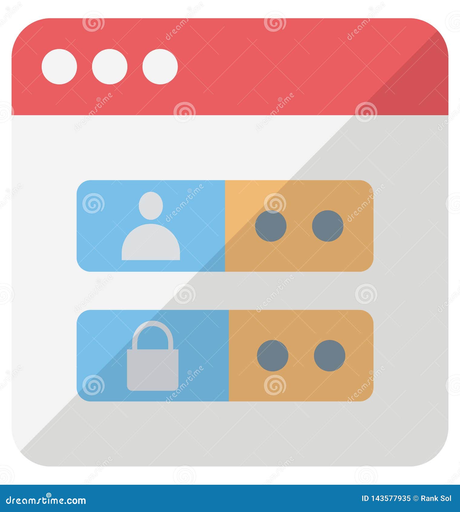 Online Account Isometric Isolated Vector Icon Which Can Be Easily ...