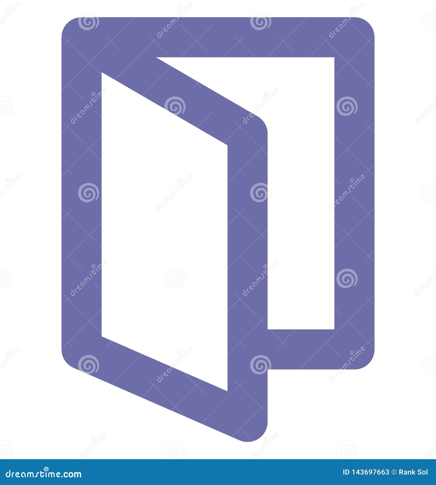 Door Isolated Vector Icon Which Can Easily Modified or Edit Stock ...