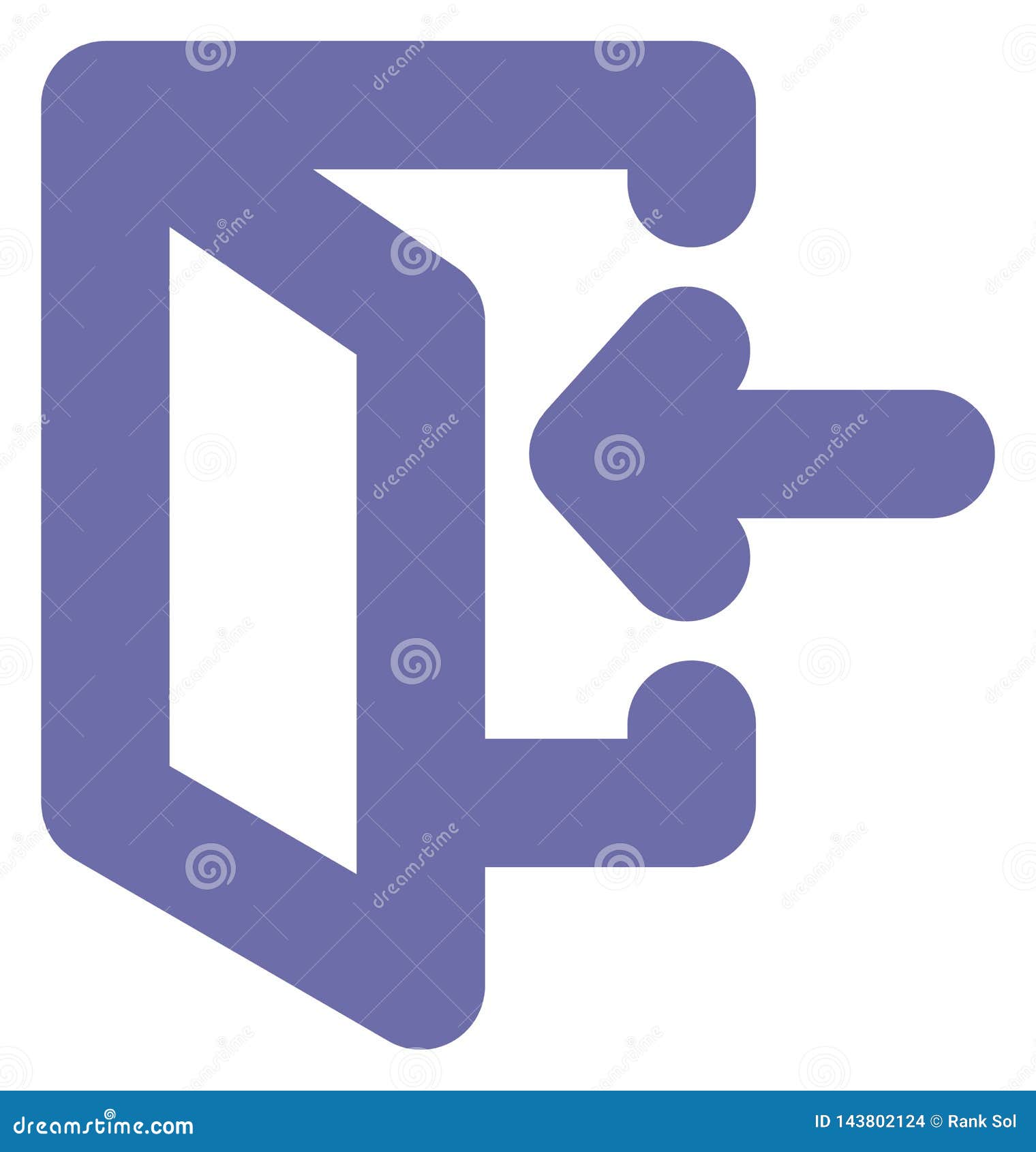 Door Isolated Vector Icon Which Can Easily Modified or Edit Stock ...