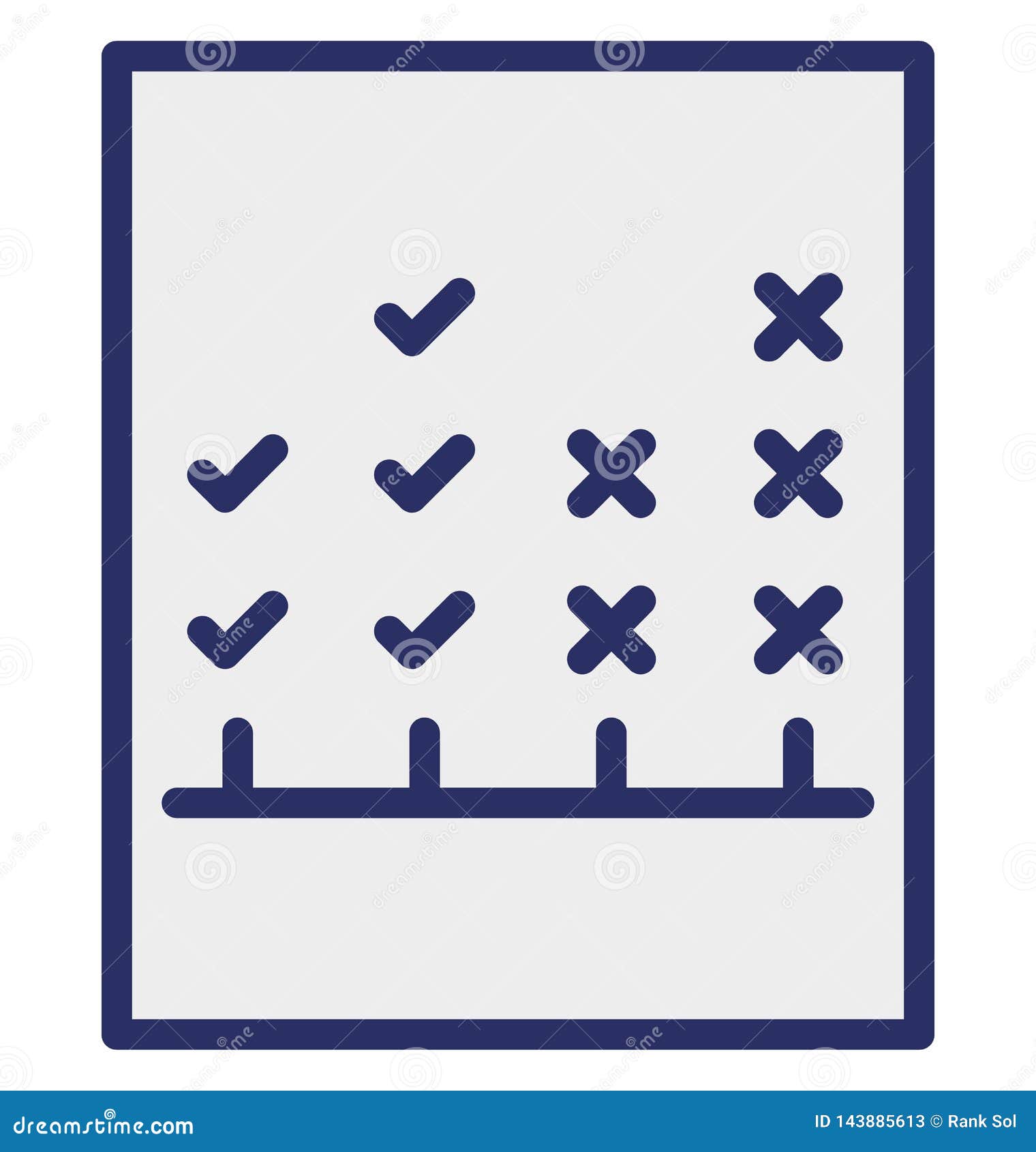 Choice Question Isolated Vector Icon Which Can Easily Modify or Edit ...