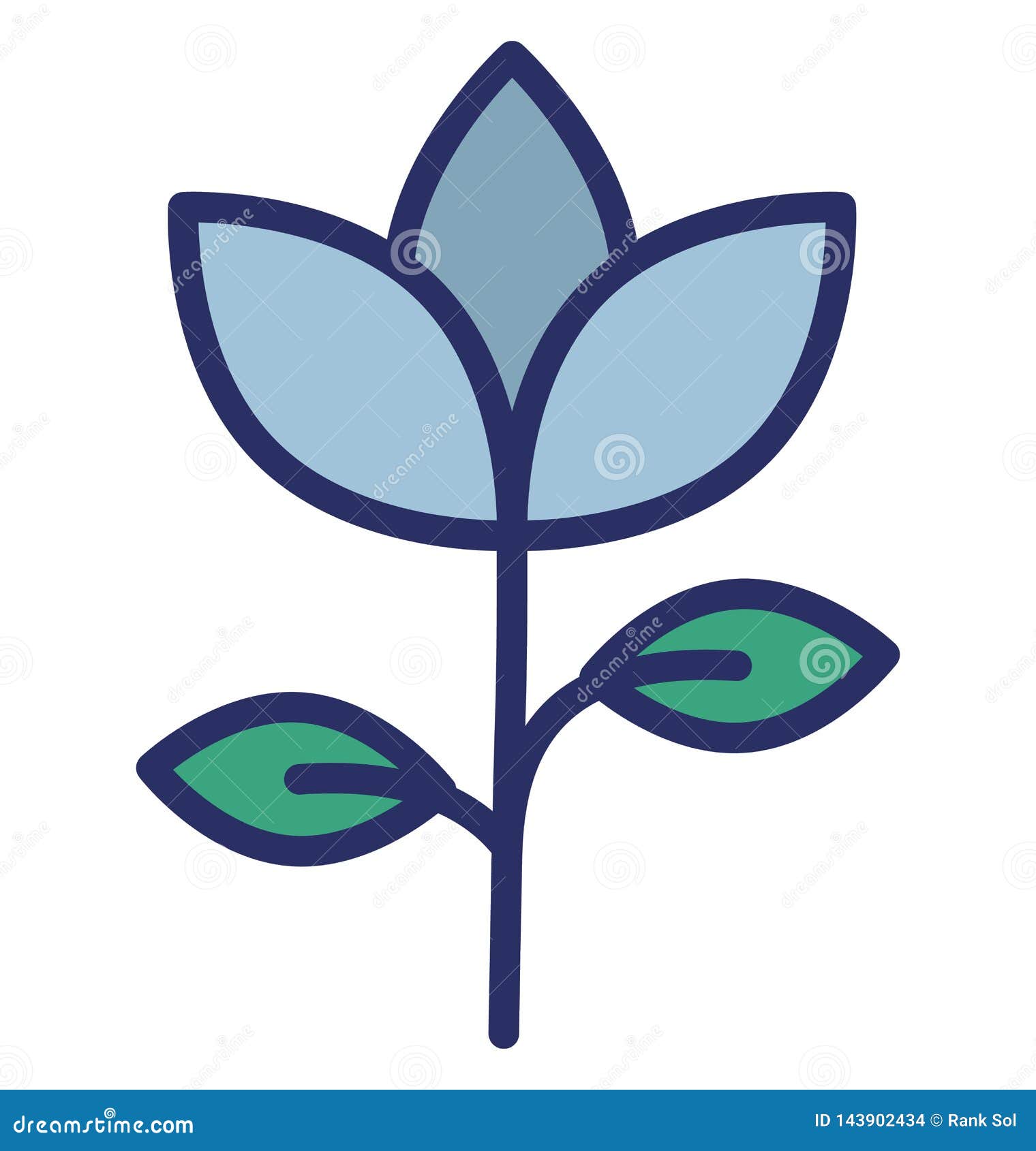 Bloom, Blooming Flower Isolated Vector Icon Which Can Easily Modify or ...