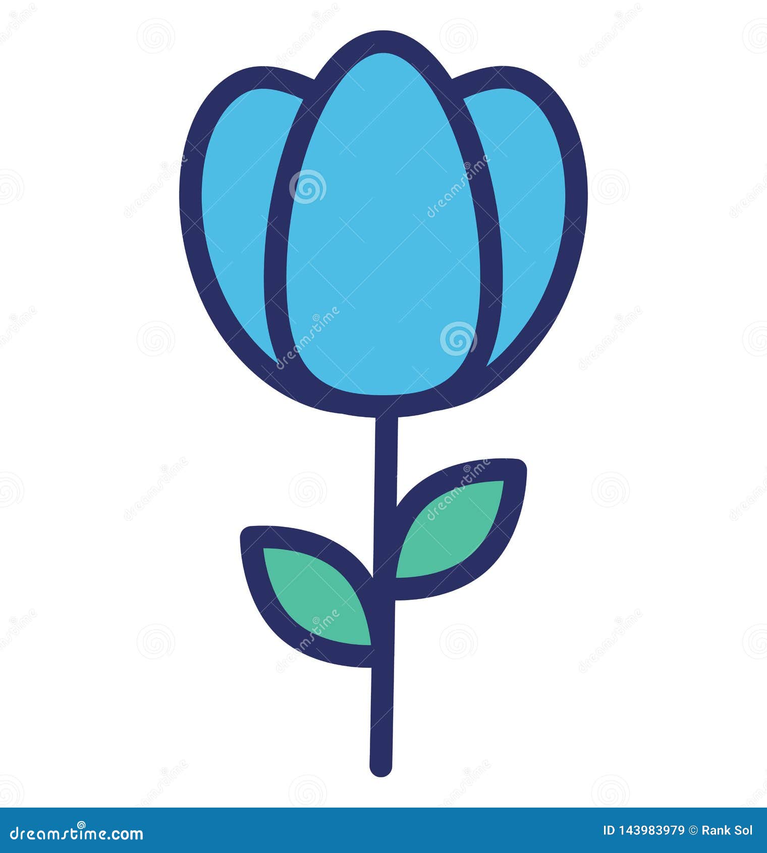 Bloom, Blooming Flower Isolated Vector Icon Which Can Easily Modify or ...