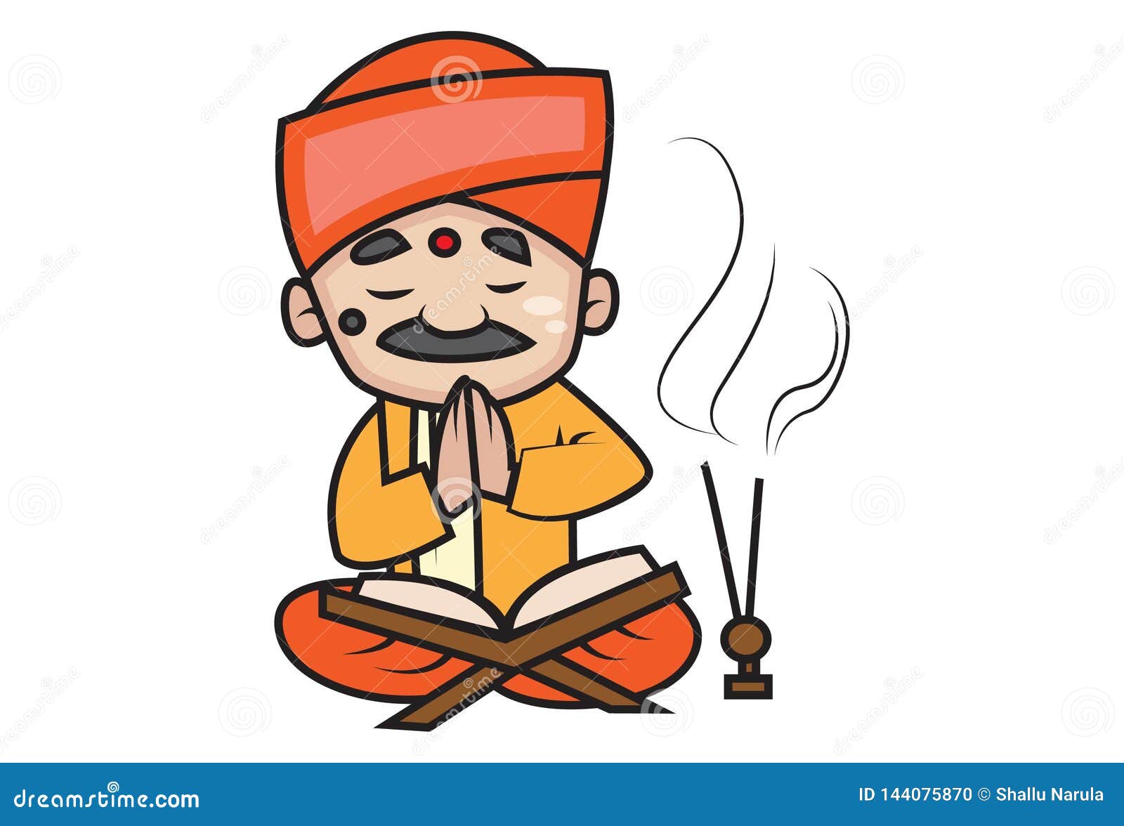 Pandit Stock Illustrations – 562 Pandit Stock Illustrations, Vectors ...