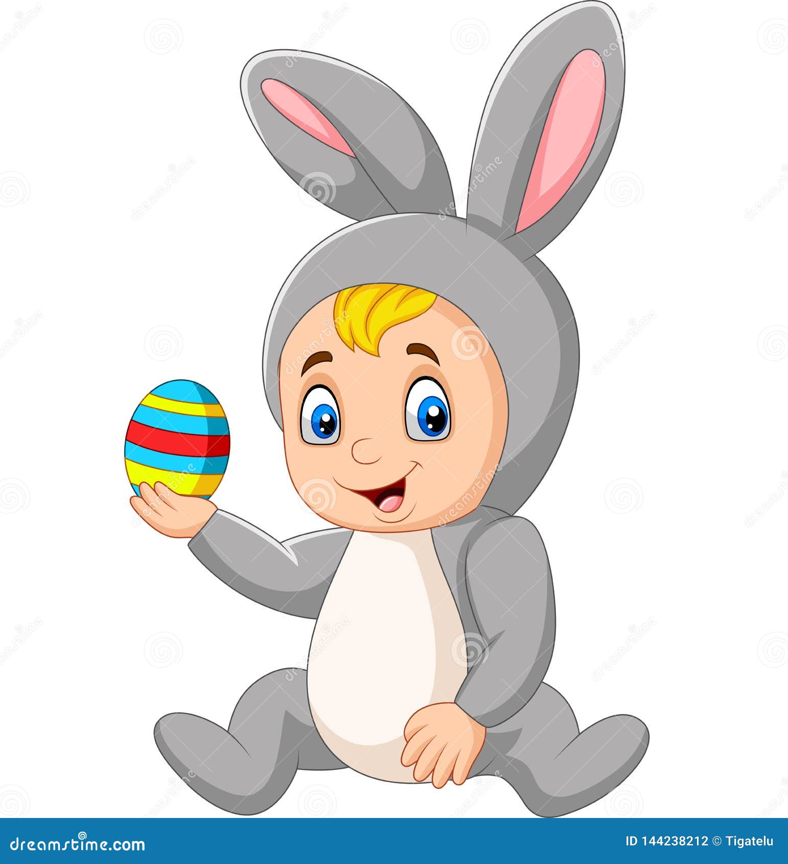 Bunny Costume Cartoon Vector | CartoonDealer.com #8644155