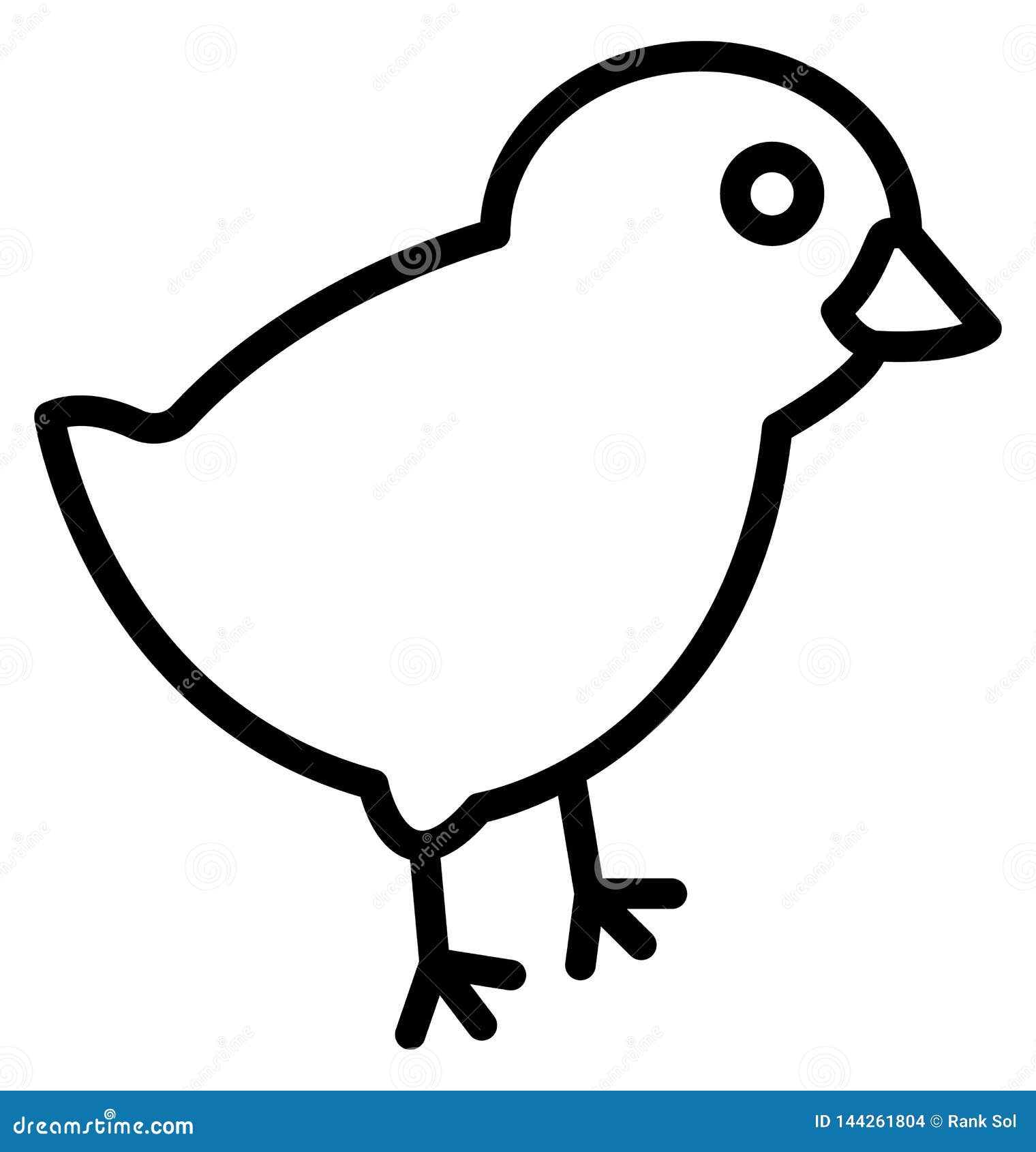 Chick, Chicken Isolated Vector Icon Which Can Easily Modify or Edit ...
