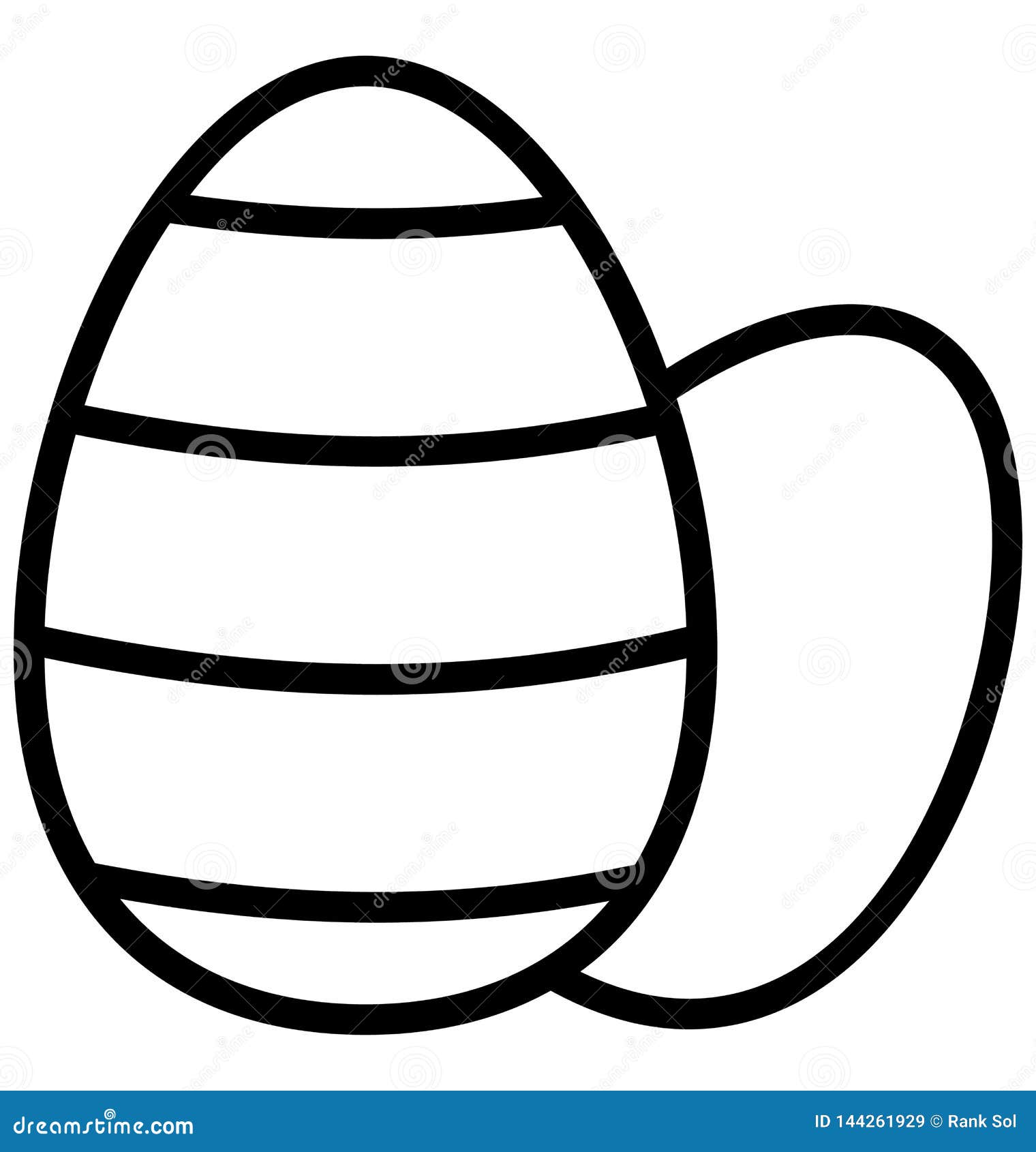 Break Egg, Decorative Egg Isolated Vector Icon Which Can Easily Modify ...