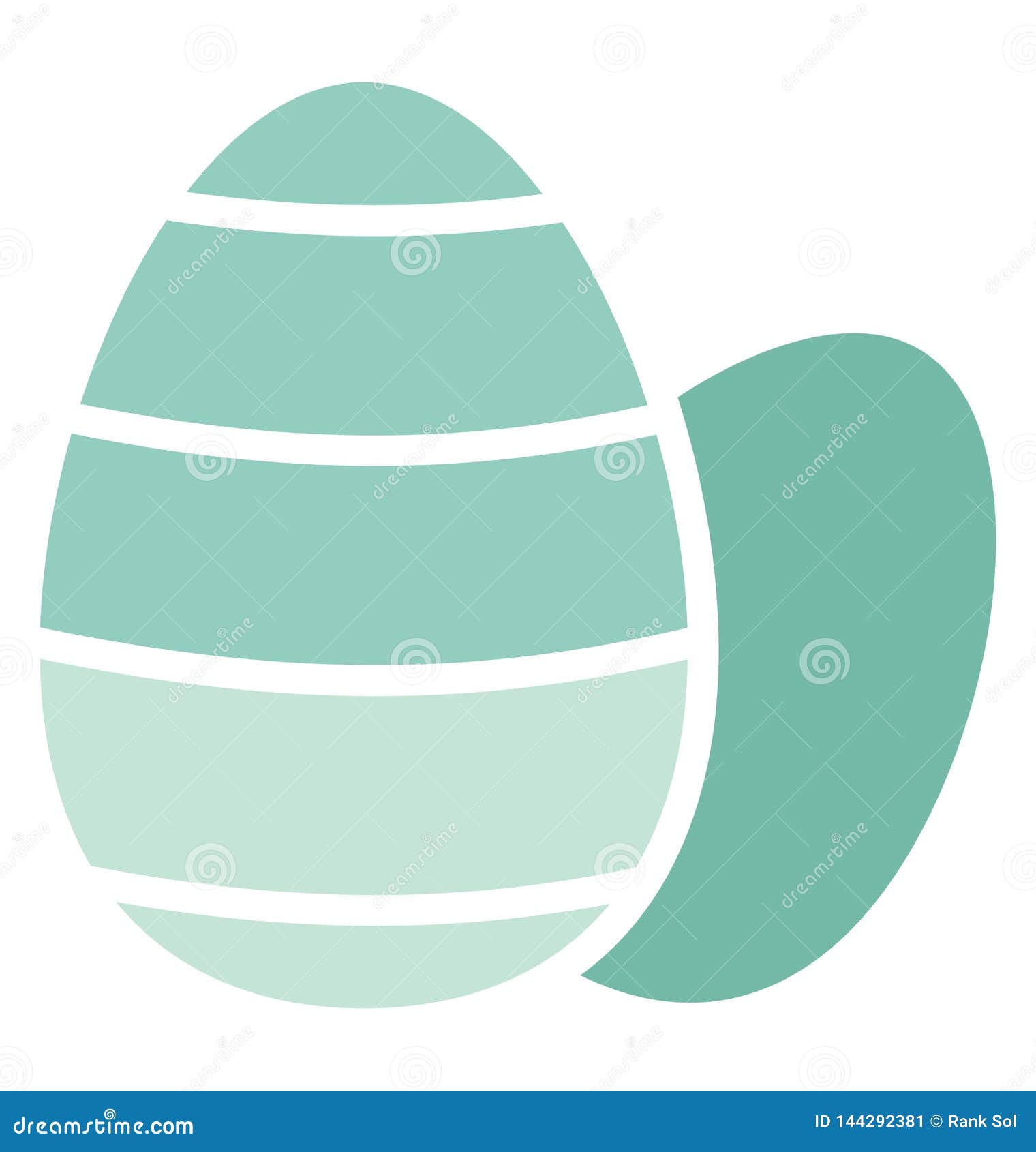 Break Egg, Decorative Egg Isolated Vector Icon Which Can Easily Modify ...