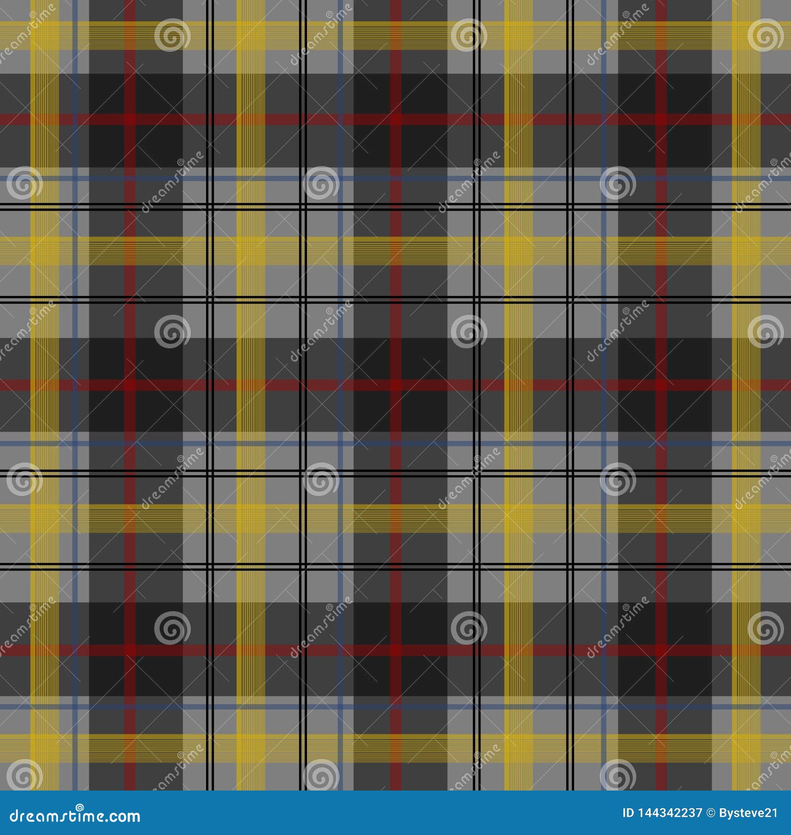 Seamless Colored Plaid Pattern Stock Vector - Illustration of lines ...