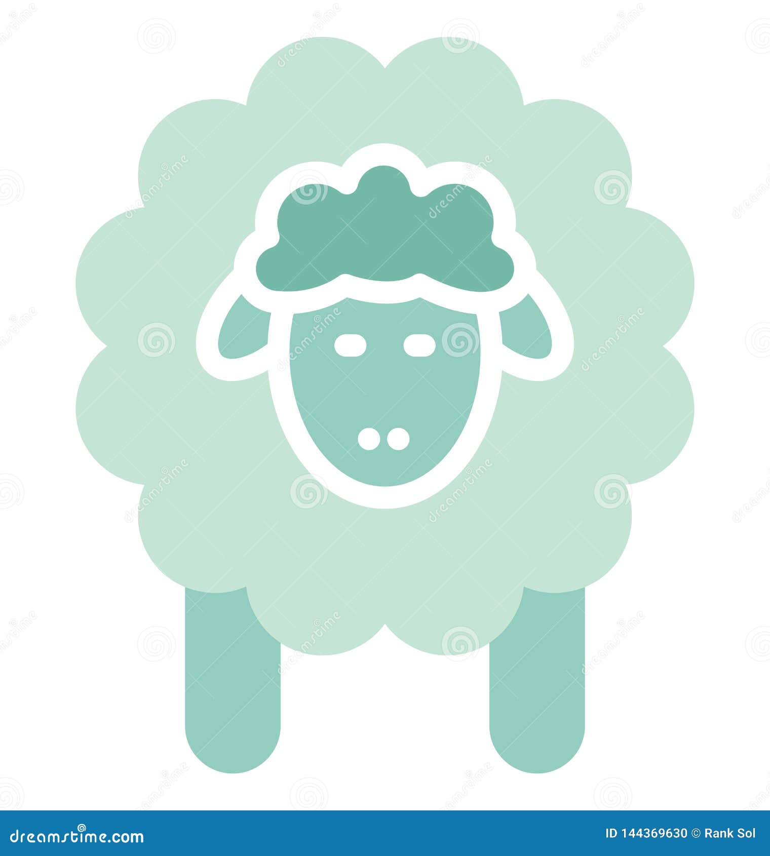 Mutton, Ram Isolated Vector Icon Which Can Easily Modify or Edit Stock ...