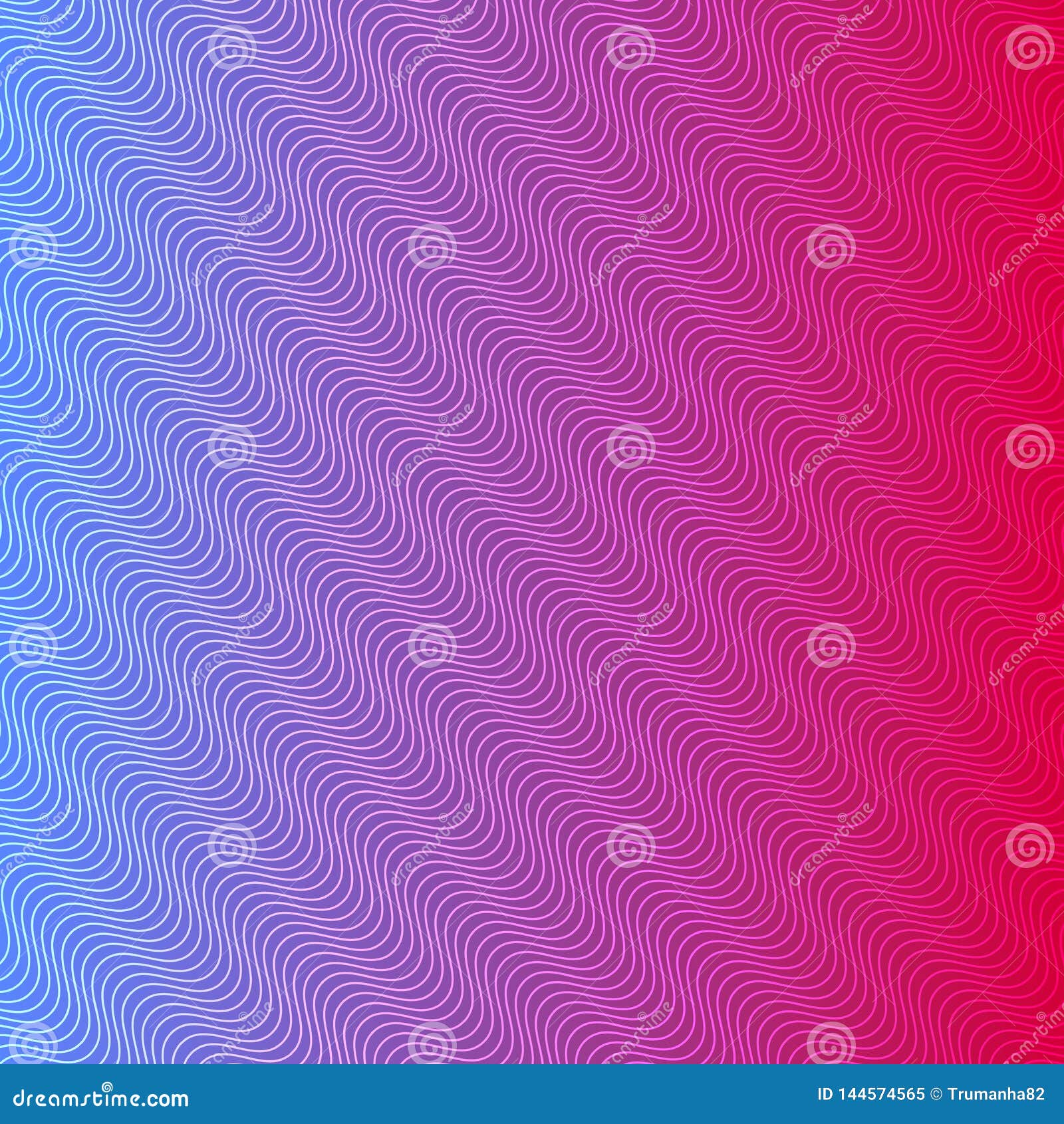 Vector Blue and Pink Gradient Background with Diagonal Wavy Lines ...