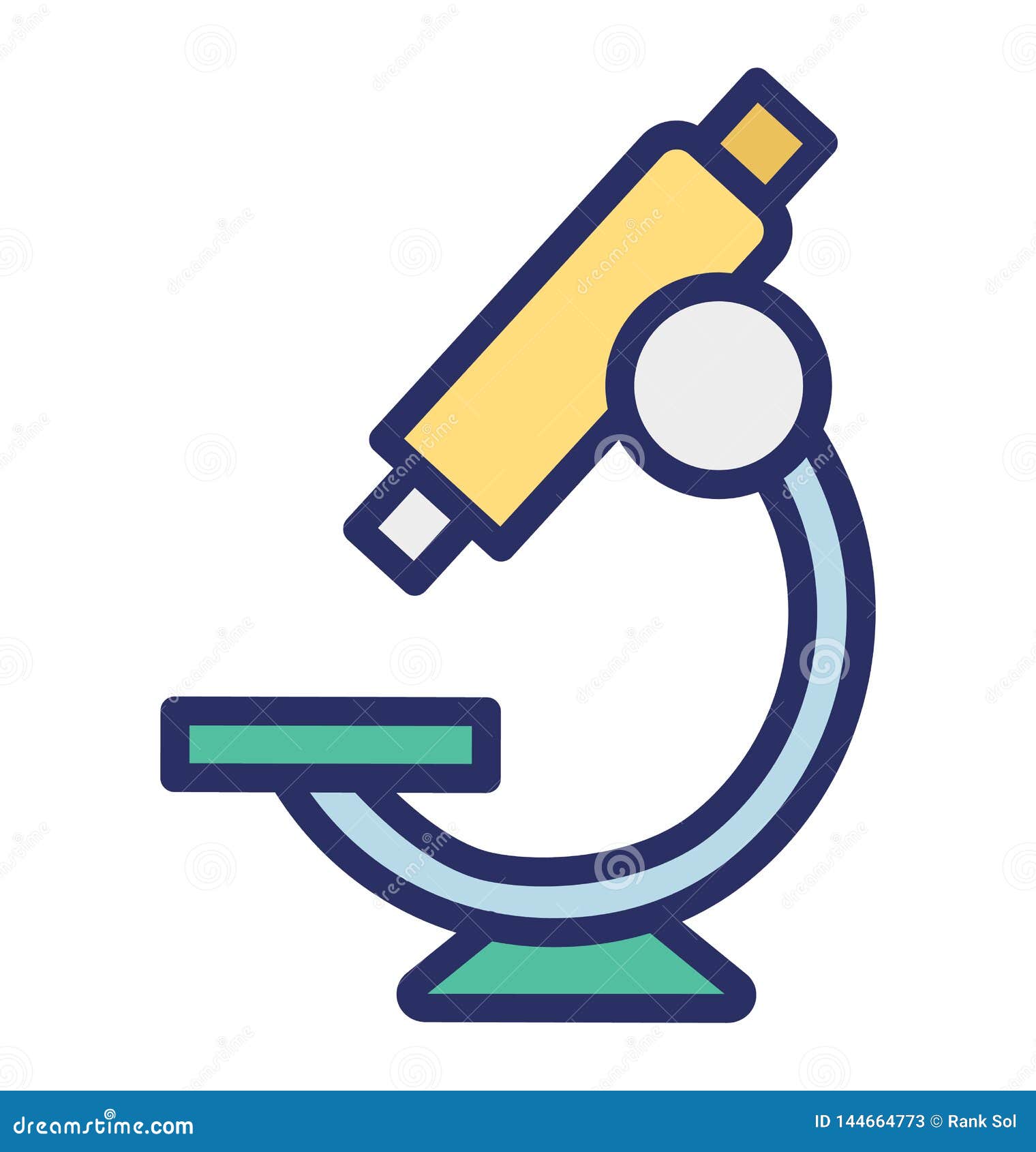 Digital Microscope Isolated Vector Icon Which Can Easily Modify or Edit ...