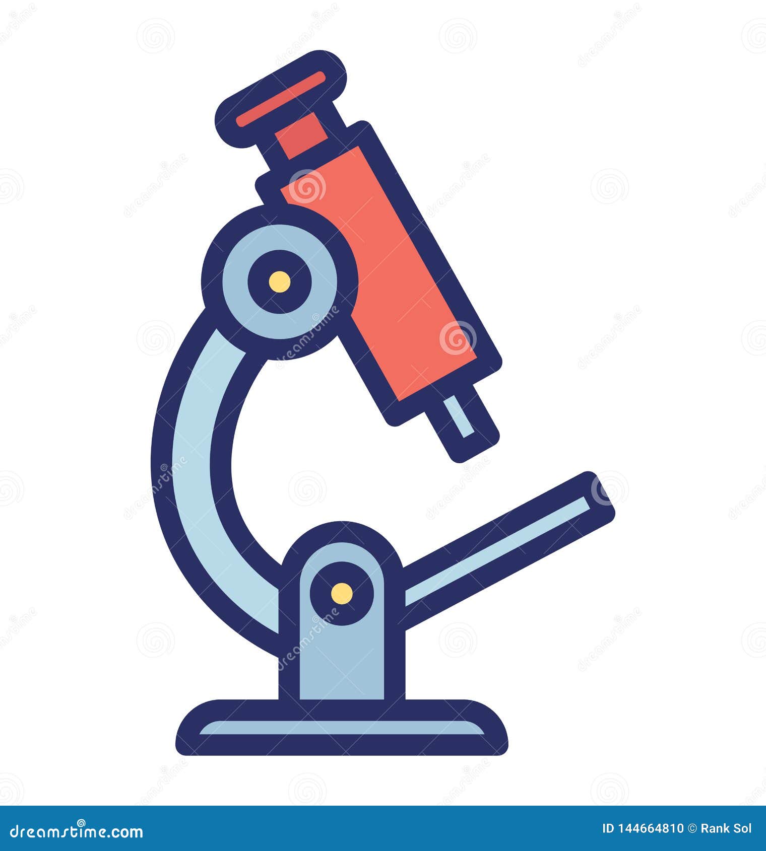 Digital Microscope Isolated Vector Icon Which Can Easily Modify or Edit ...