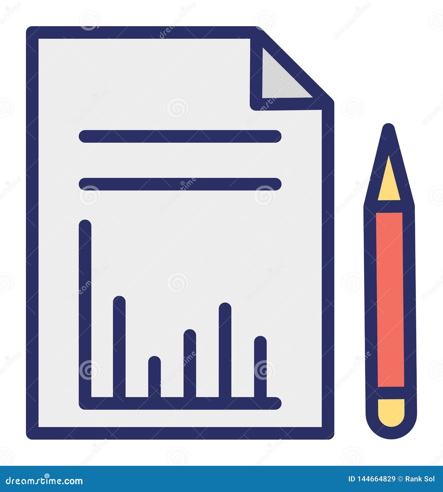 Business Evaluation Isolated Vector Icon Which Can Easily Modify or ...