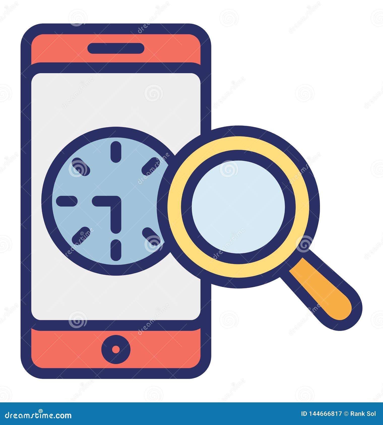 Basic RGB Business App Isolated Vector Icon Which Can Easily Modify or ...