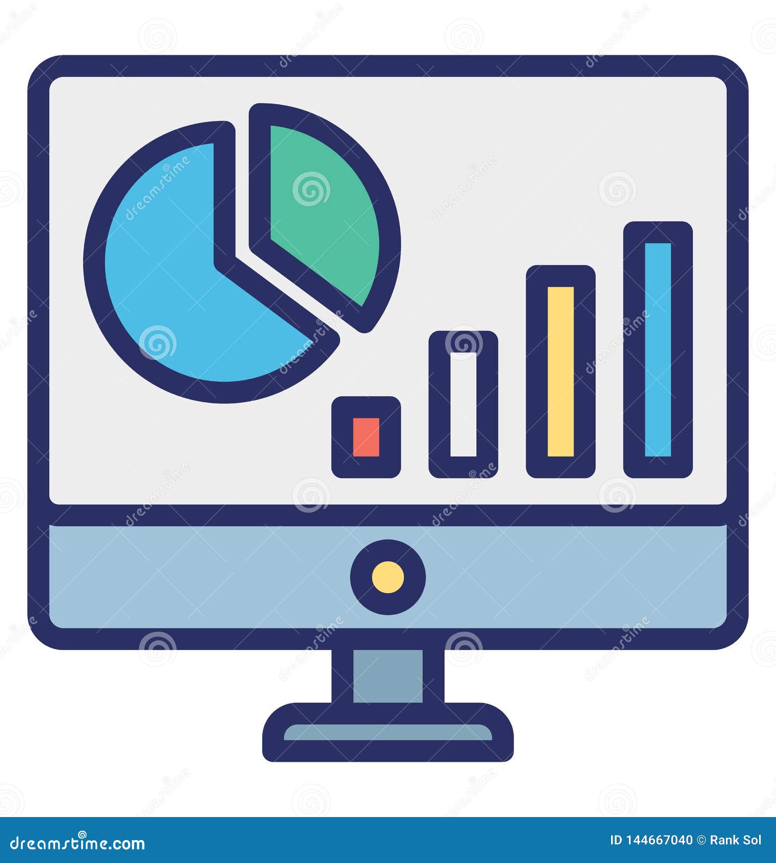 Business Evaluation Isolated Vector Icon Which Can Easily Modify or ...