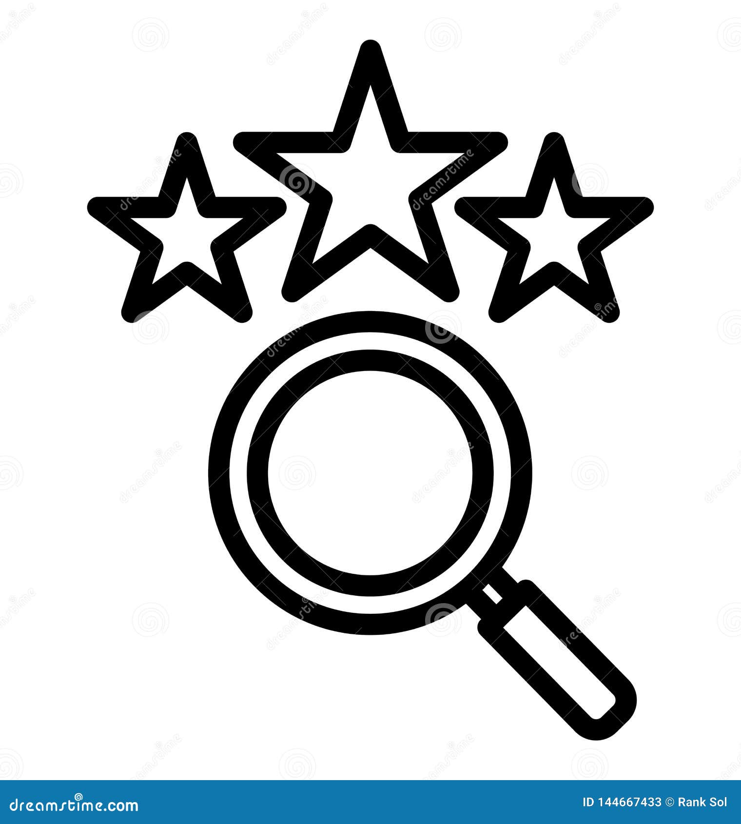 Rank Search Isolated Vector Icon Which Can Easily Modify or Edit Stock ...