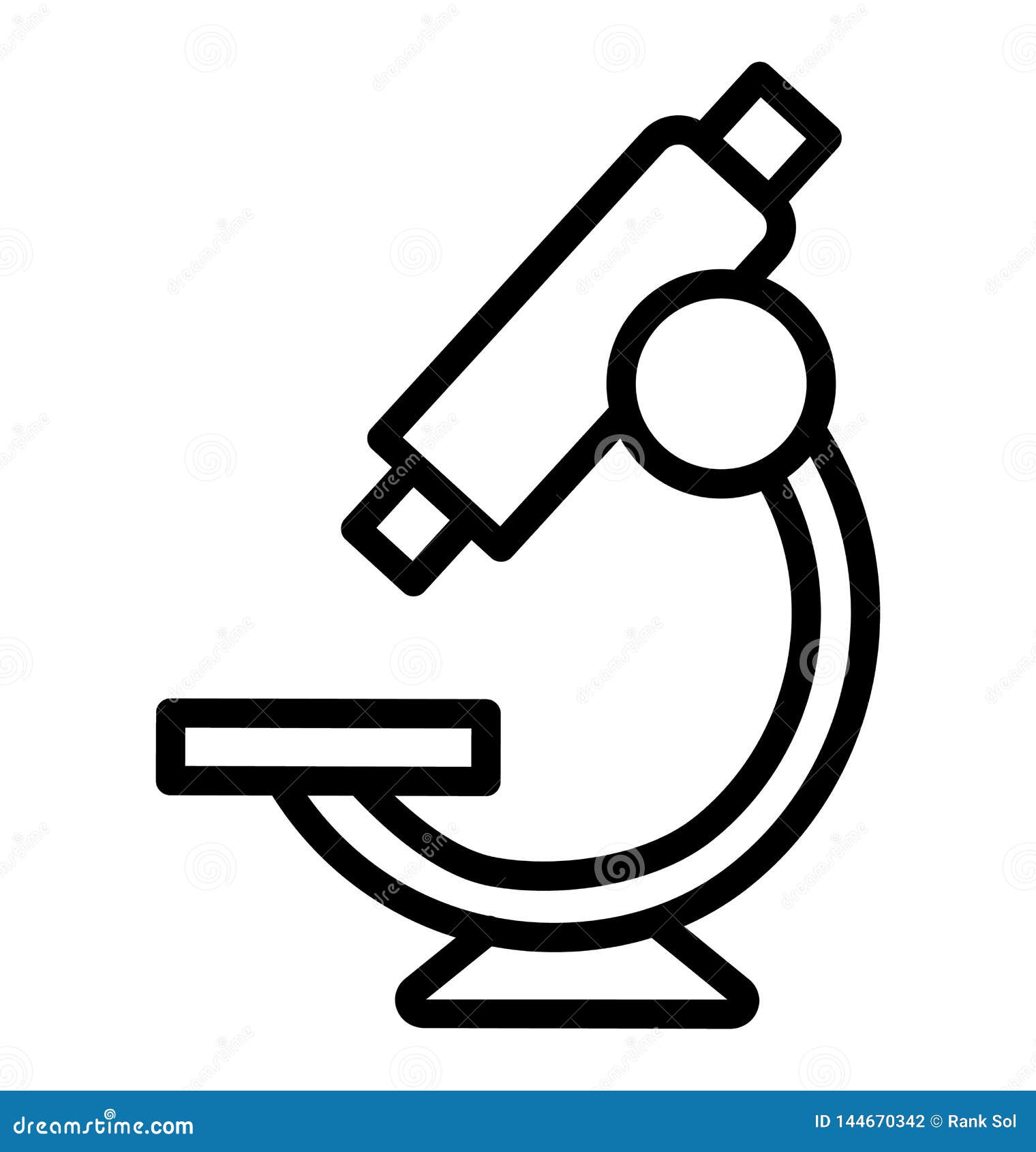 Digital Microscope Isolated Vector Icon Which Can Easily Modify or Edit ...