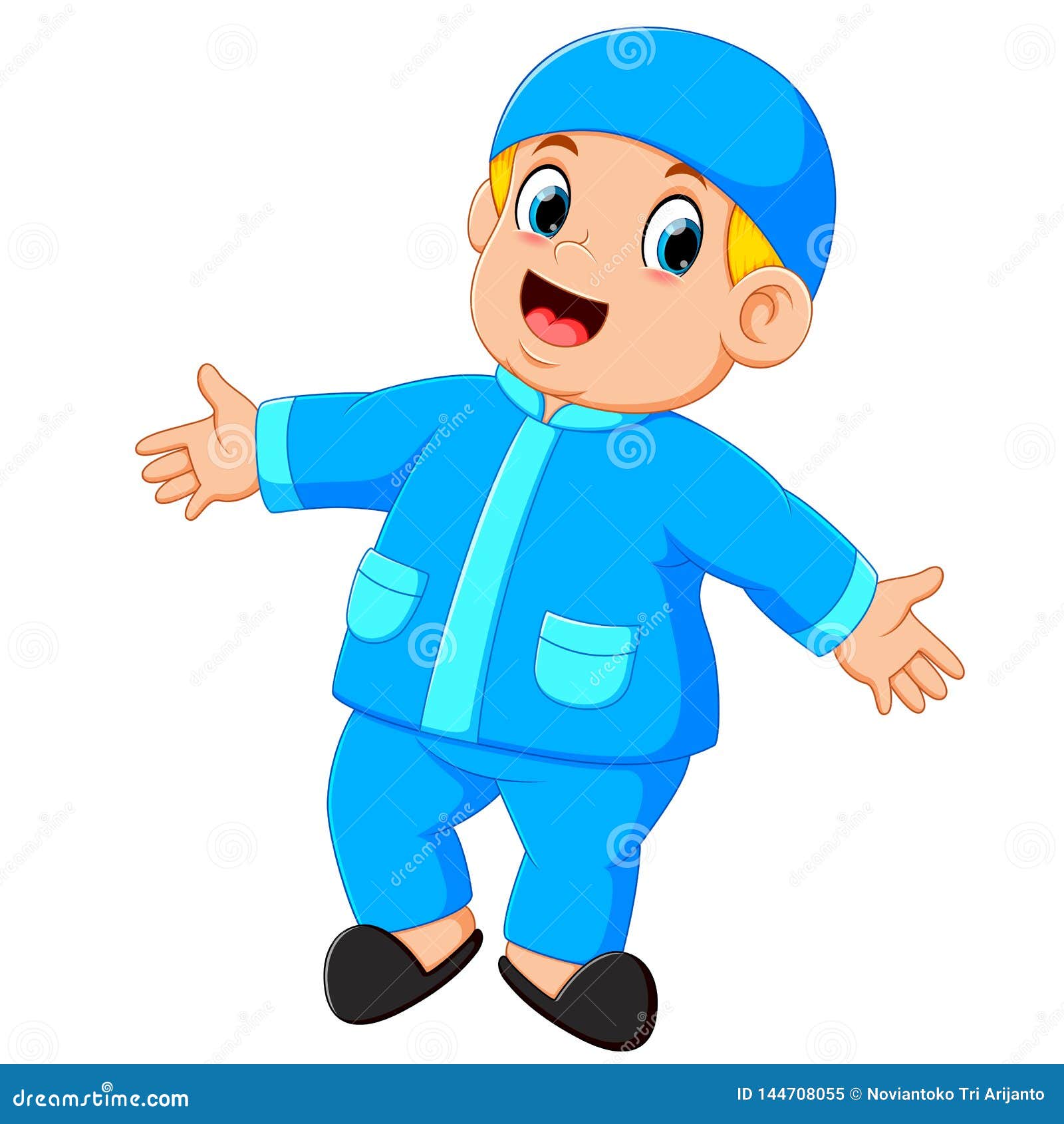 Cat Standing In Dub Dancing Pose, Cute Cartoon Animal Doing Dubbing ...