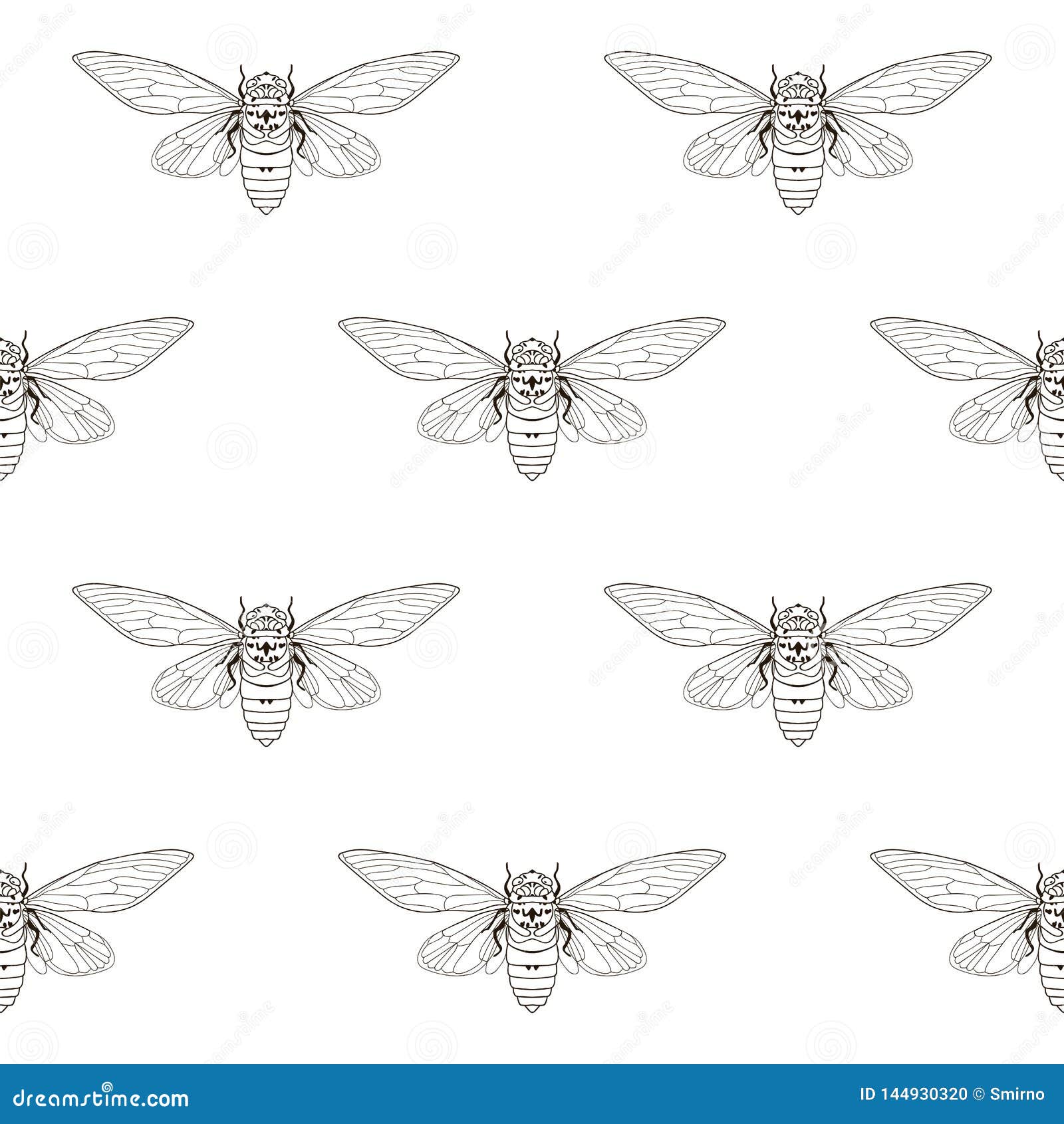 Cockroach Singing Sketch Vector Illustration | CartoonDealer.com #215934197