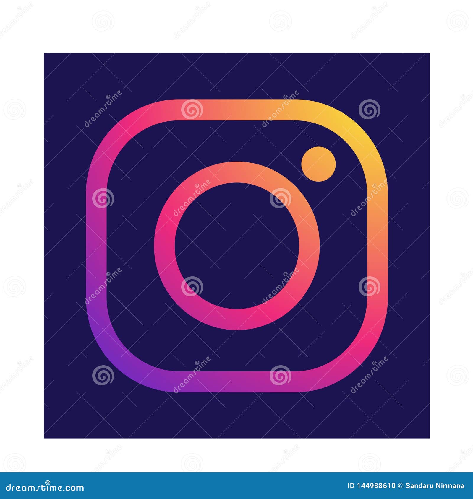 New Instagram Camera Logo Icon Vector with Modern Gradient Design ...