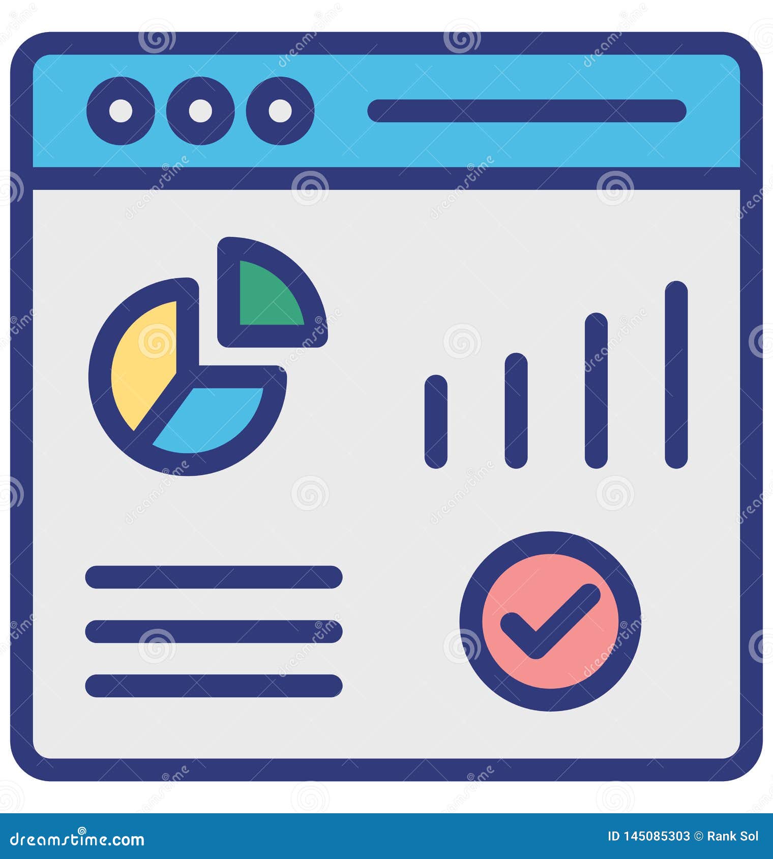 Keyword Analysis Isolated Vector Icon Which Can Easily Modify or Edit ...