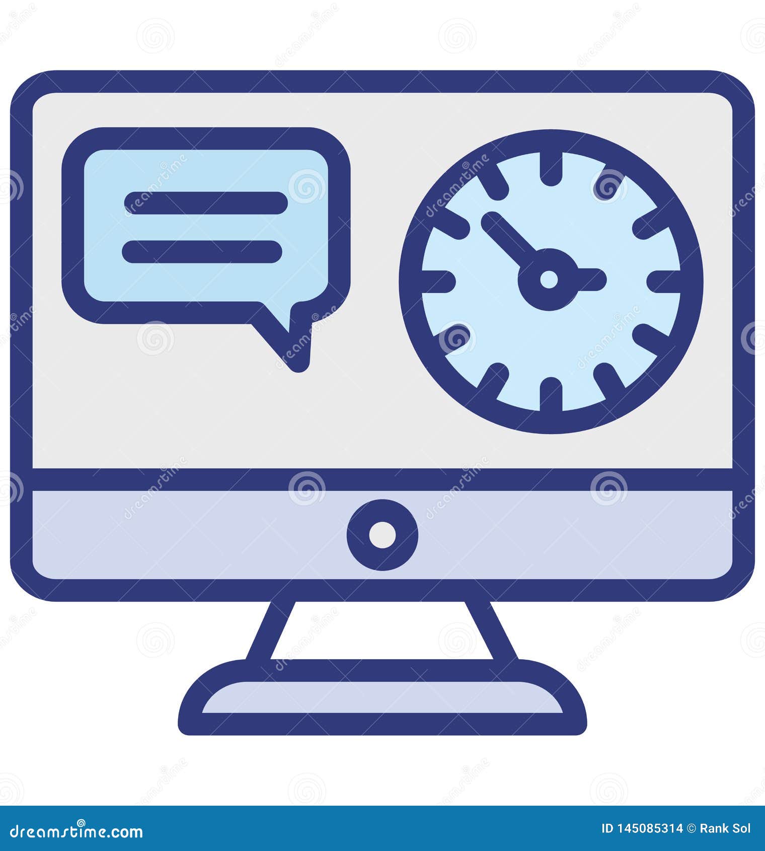 Late for Work Isolated Vector Icon Which Can Easily Modify or Edit ...