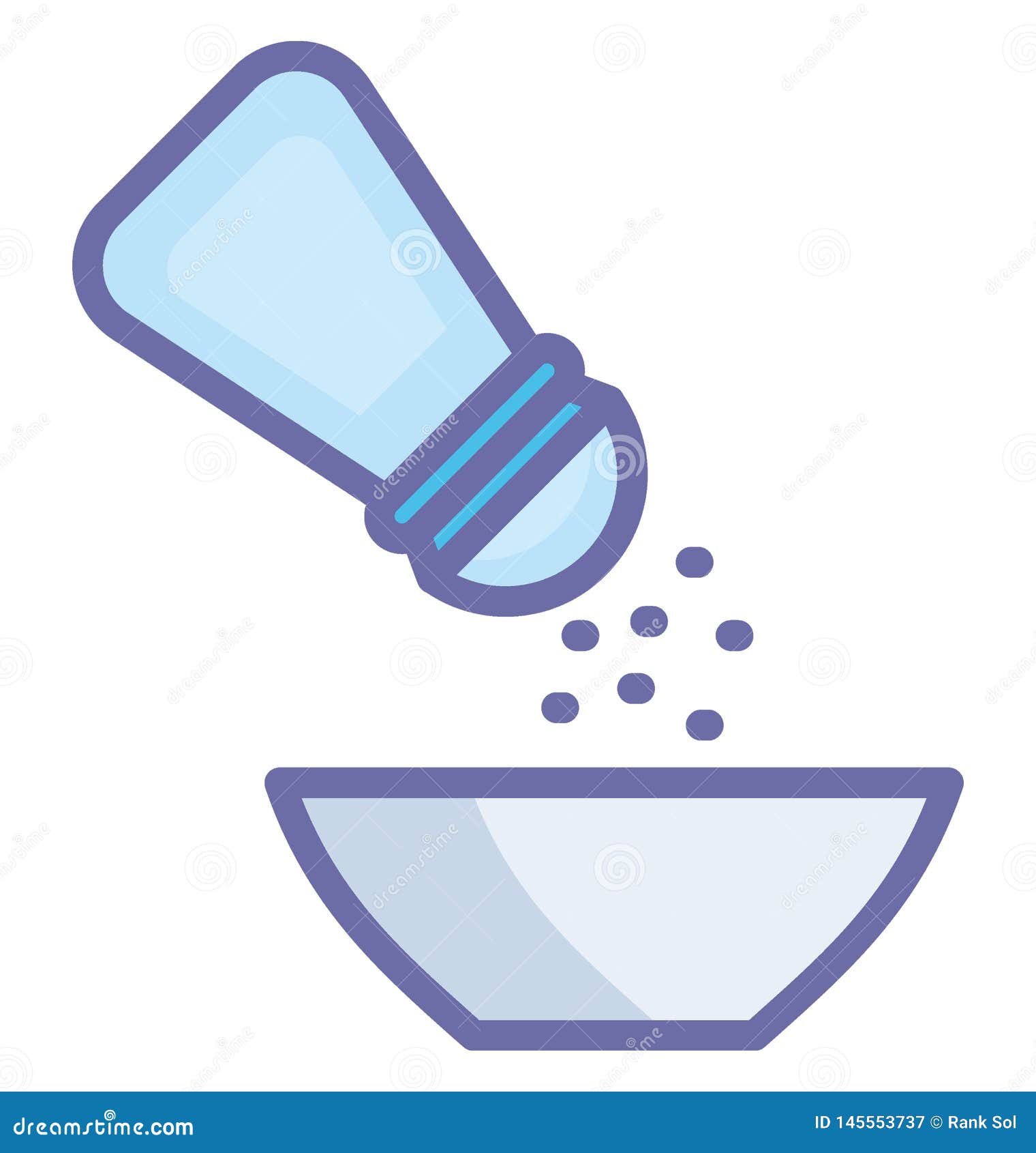 Basic RGB Adding Salt Isolated Vector Icon Which Can Easily Modify or ...