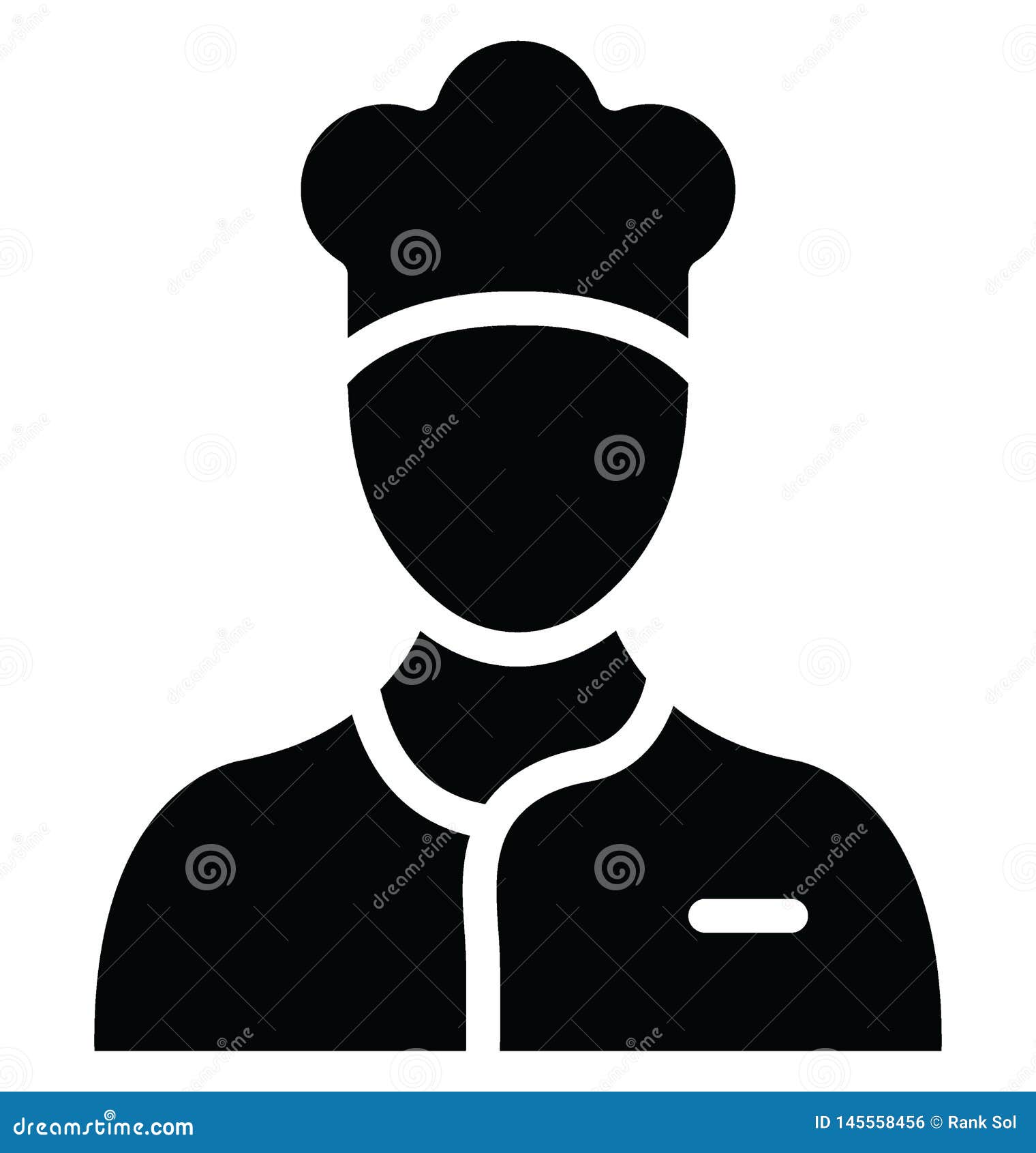 Chef Iso Chef Isolated Vector Icon Which Can Easily Modify or Editlated ...