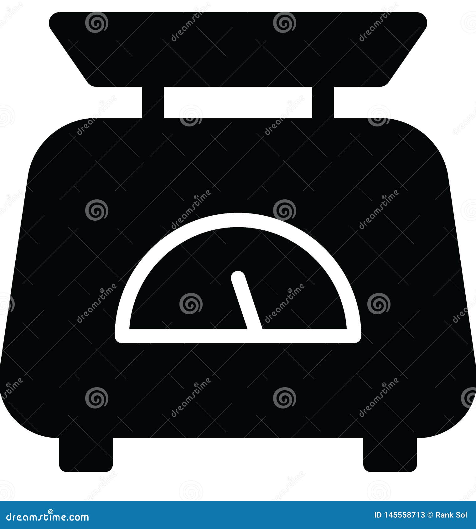 Electronic Scale Isolated Vector Icon Which Can Easily Modify or Edit ...