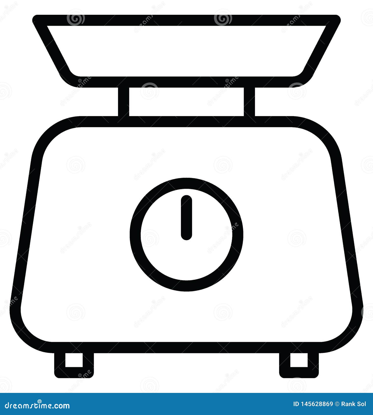 Electronic Scale Isolated Vector Icon Which Can Easily Modify or Edit ...