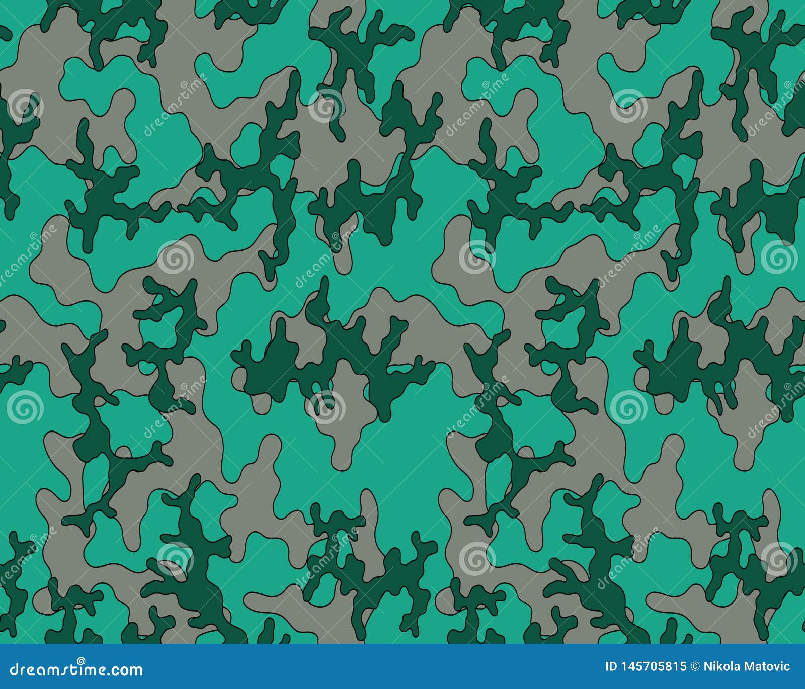 Camouflage Pattern.Seamless Army Wallpaper Stock Illustration ...