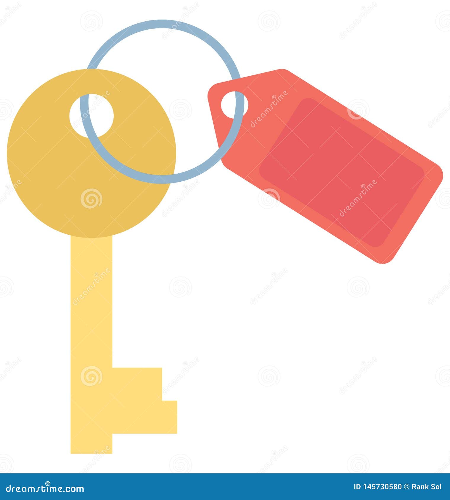 Basic RGB House Key Color Isolated Vector Icon Which Can Easily Modify ...