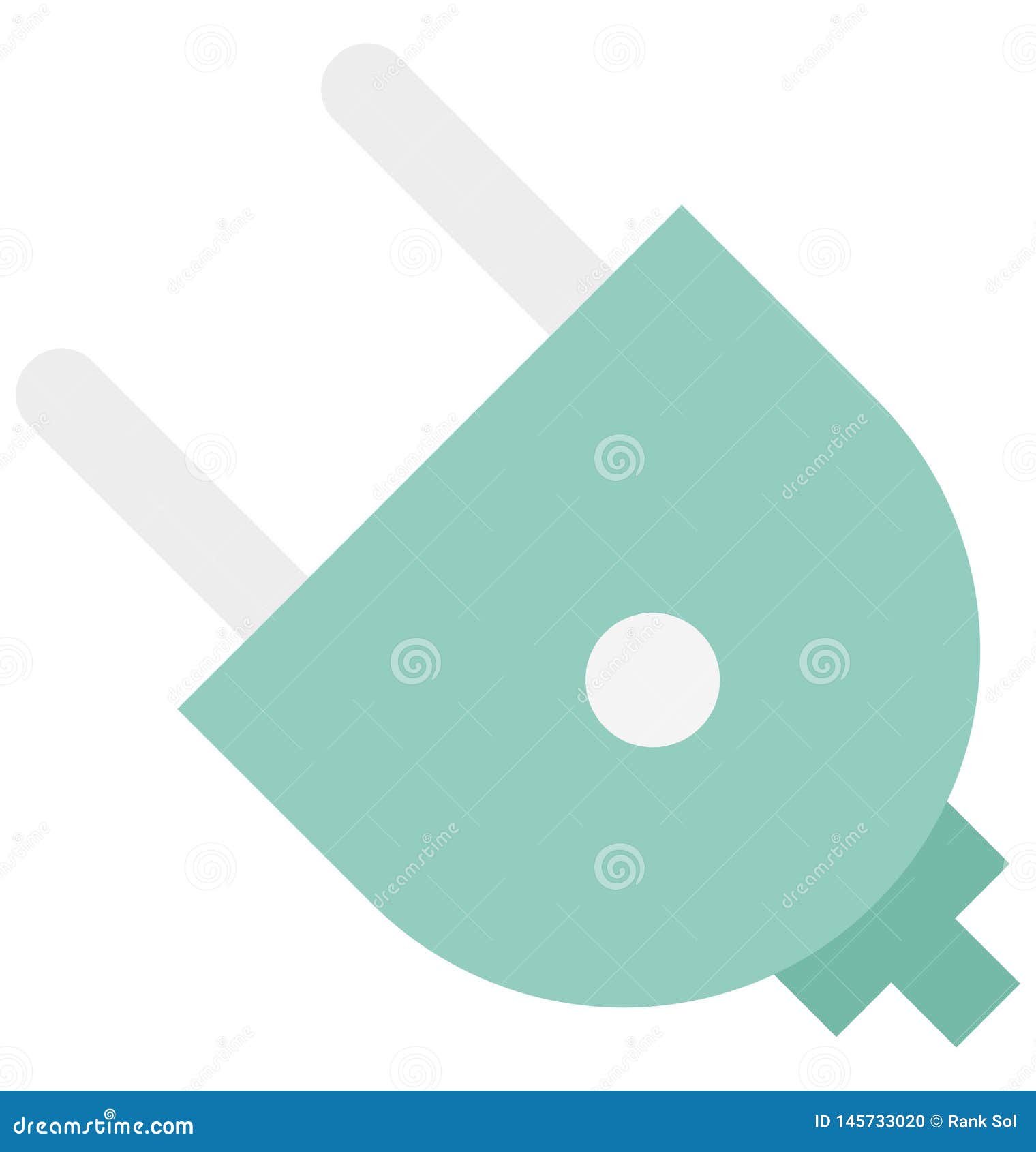 Plug Color Isolated Vector Icon Which Can Easily Modify or Edit Stock ...
