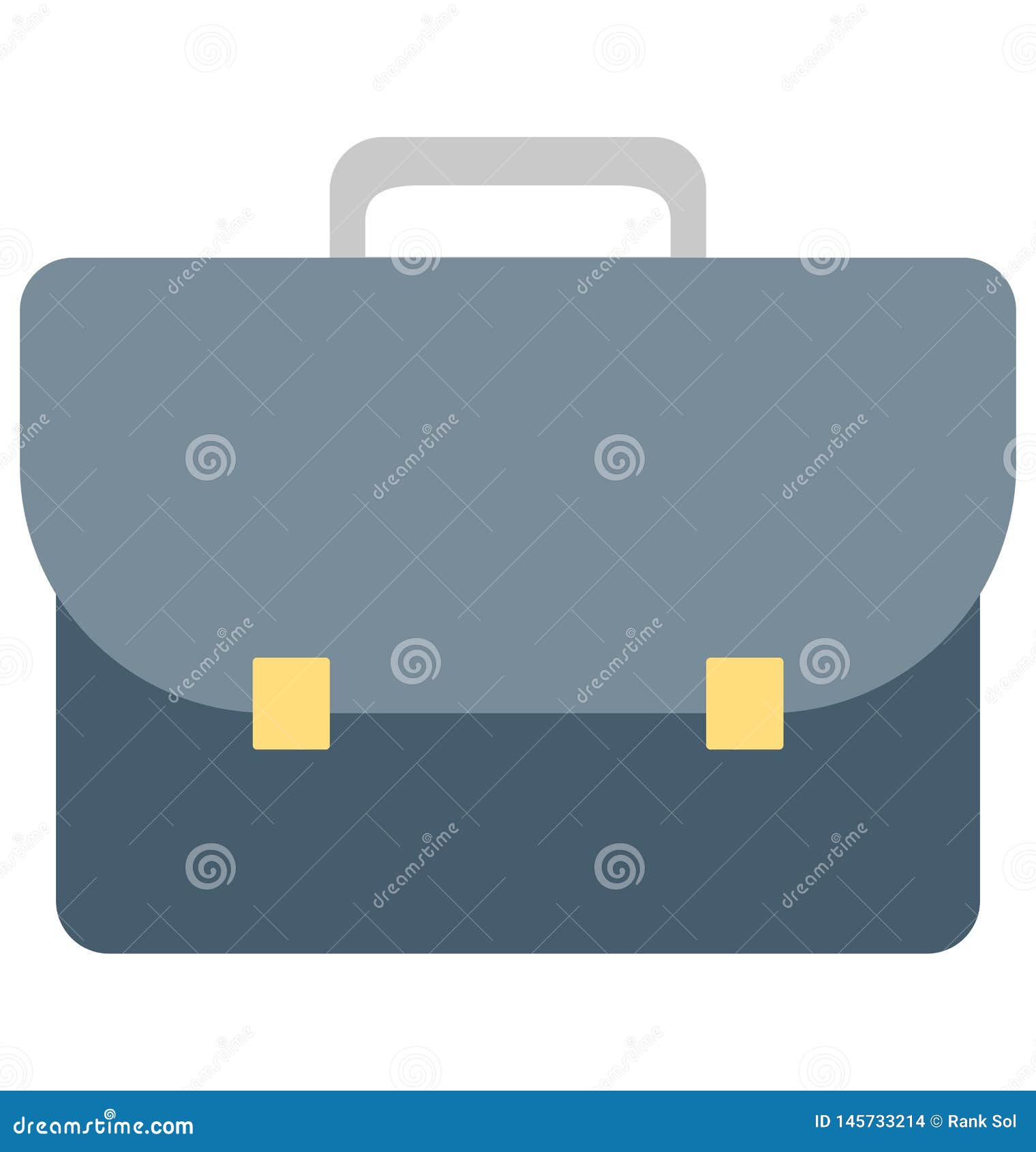Basic RGB Briefcase Color Isolated Vector Icon Which Can Easily Modify ...