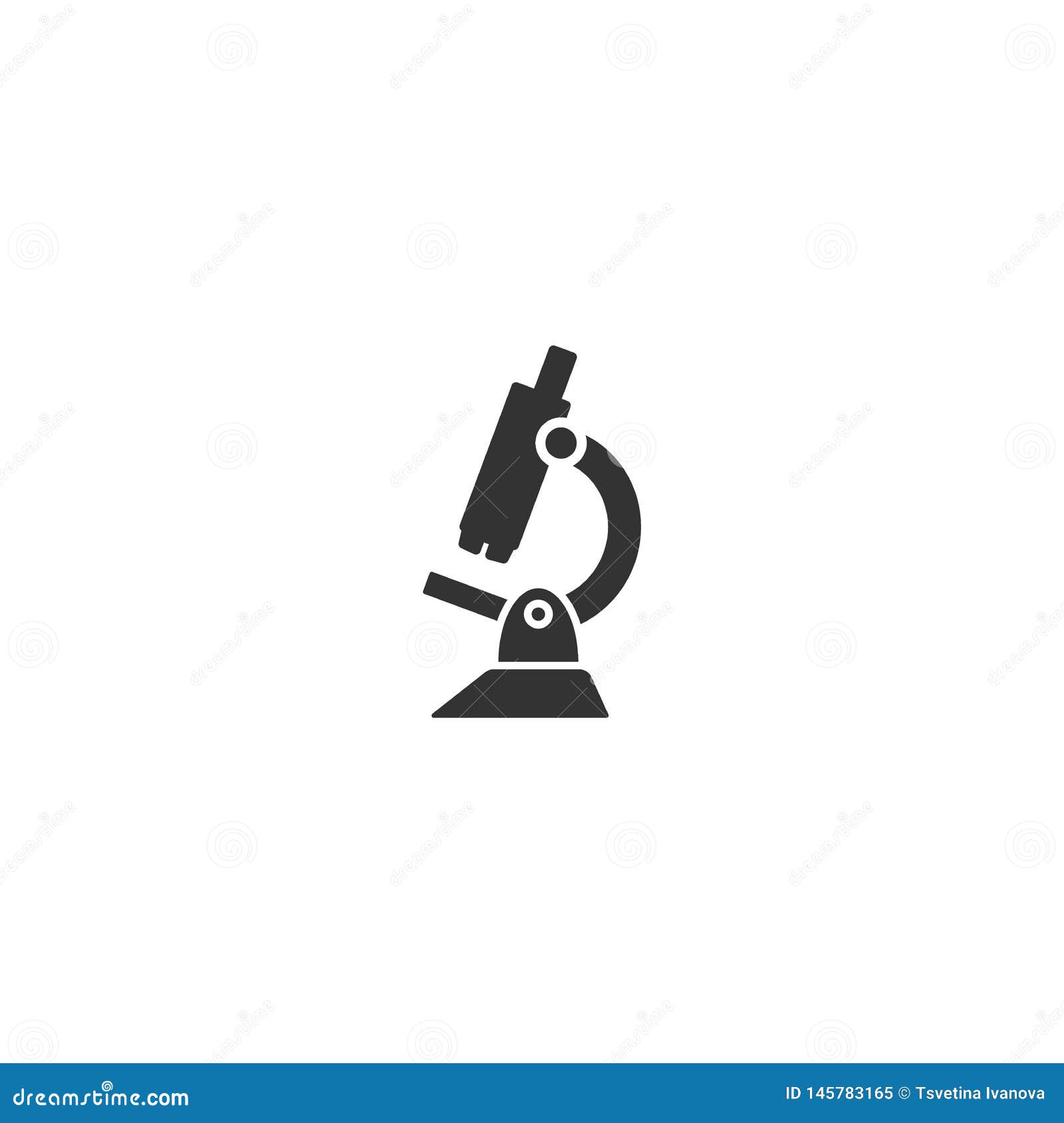 Microscope And Laboratory Beakers Icons Moving Against Yellow ...