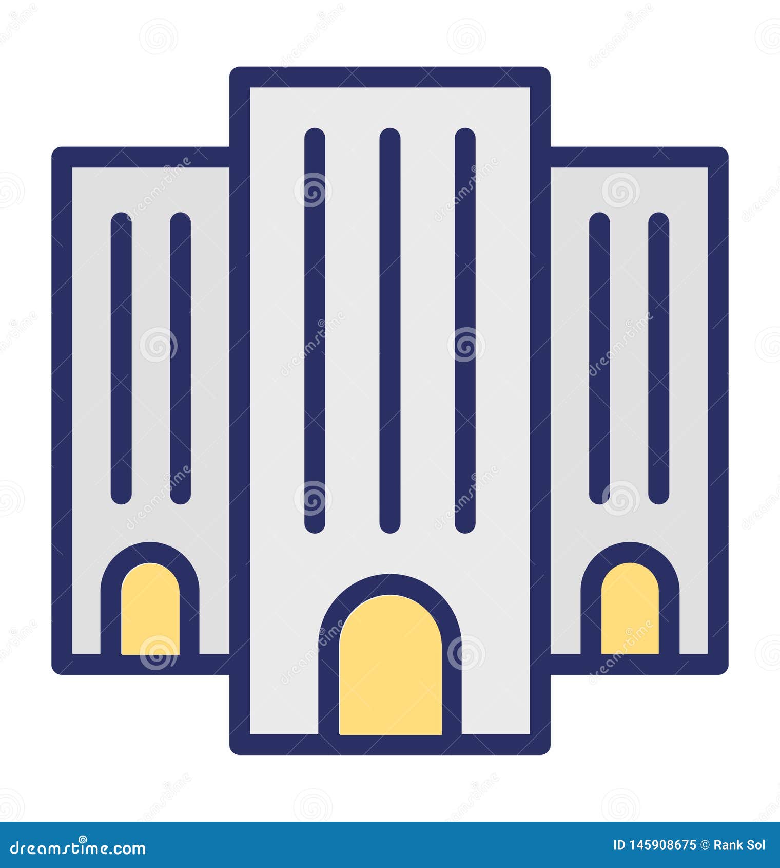 Flats Isolated Vector Icon Which Can Easily Modify or Edit Flats ...