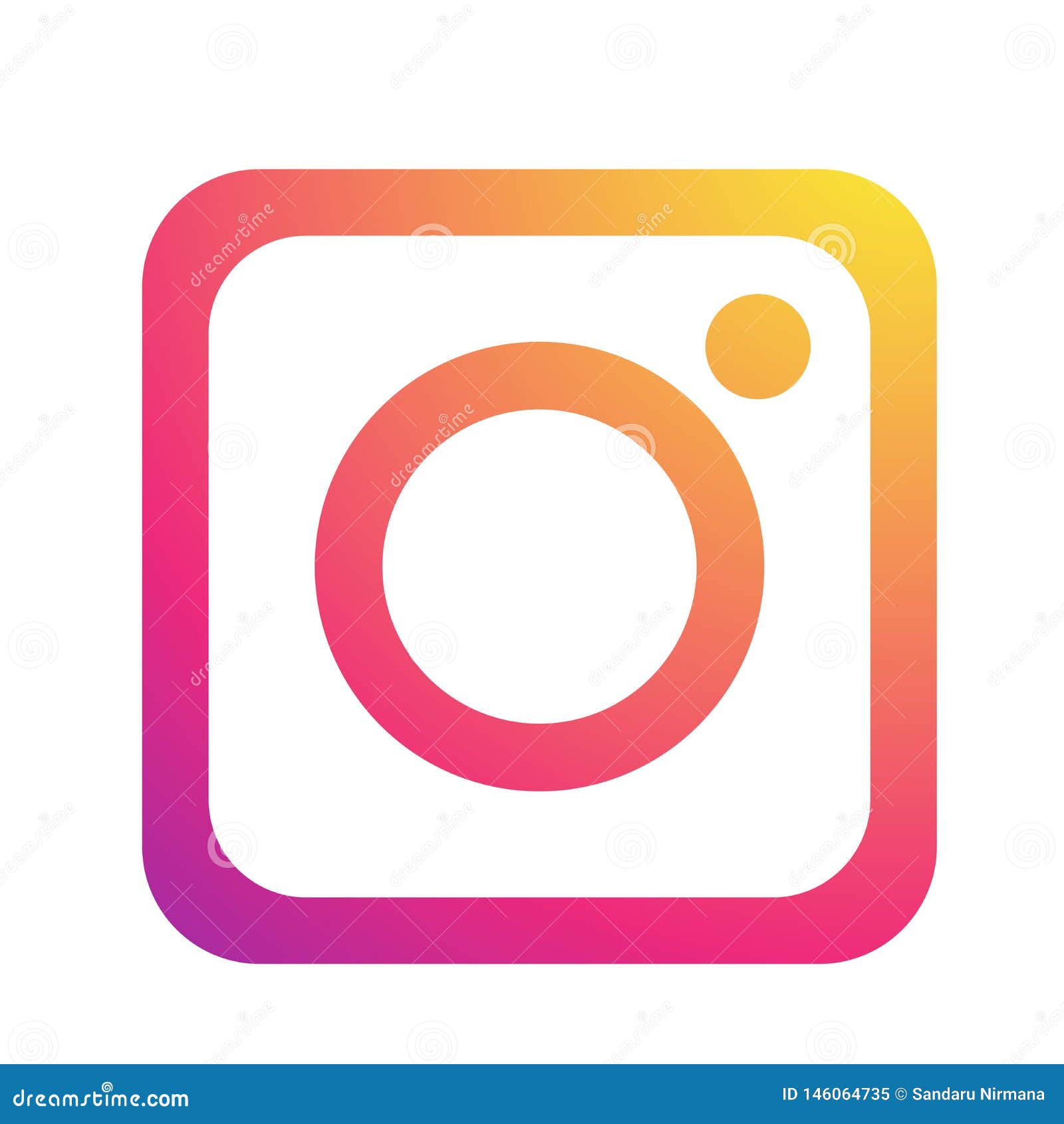 New Instagram Camera Logo Icon Vector with Modern Gradient Design ...