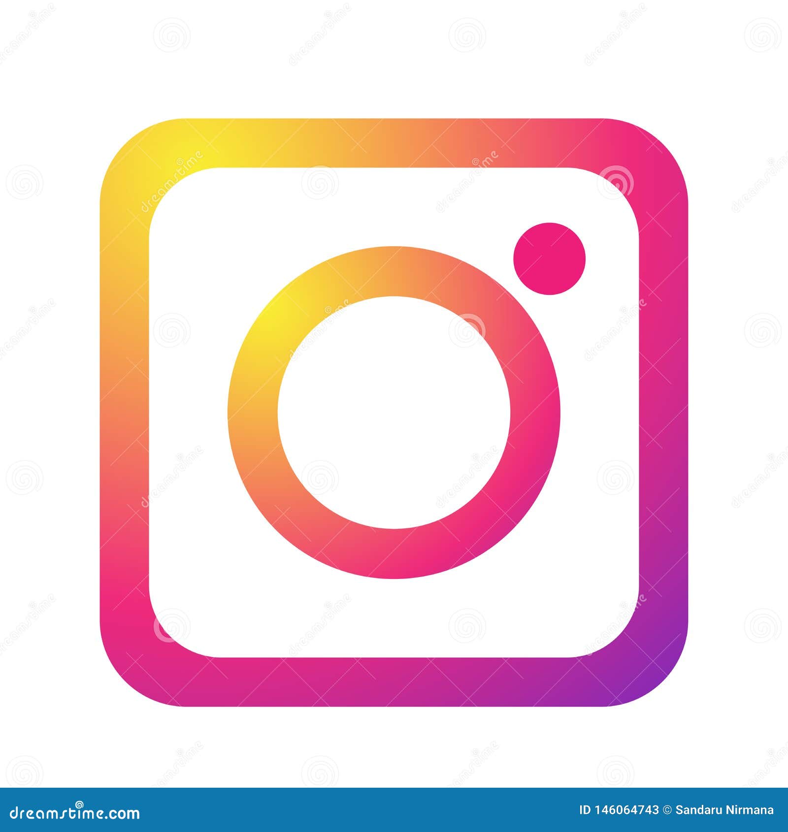 New Instagram Camera Logo Icon Vector with Modern Gradient Design ...